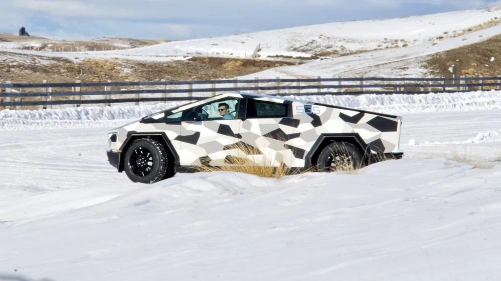 Spotted Cybertruck NZ Winter Testing! Frunk Open View! | Page 7 | Tesla ...