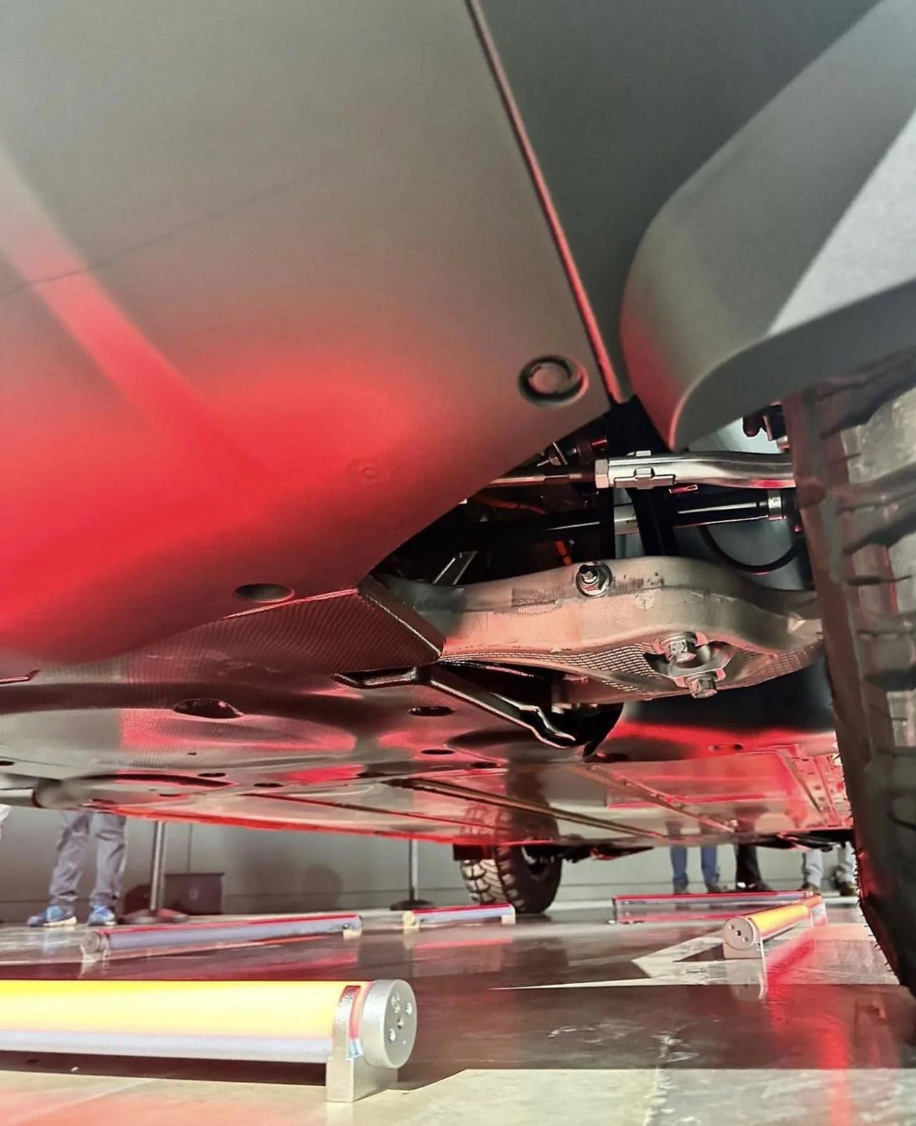 Carbon Fiber Underbody spotted? | Tesla Cybertruck Forum - News ...