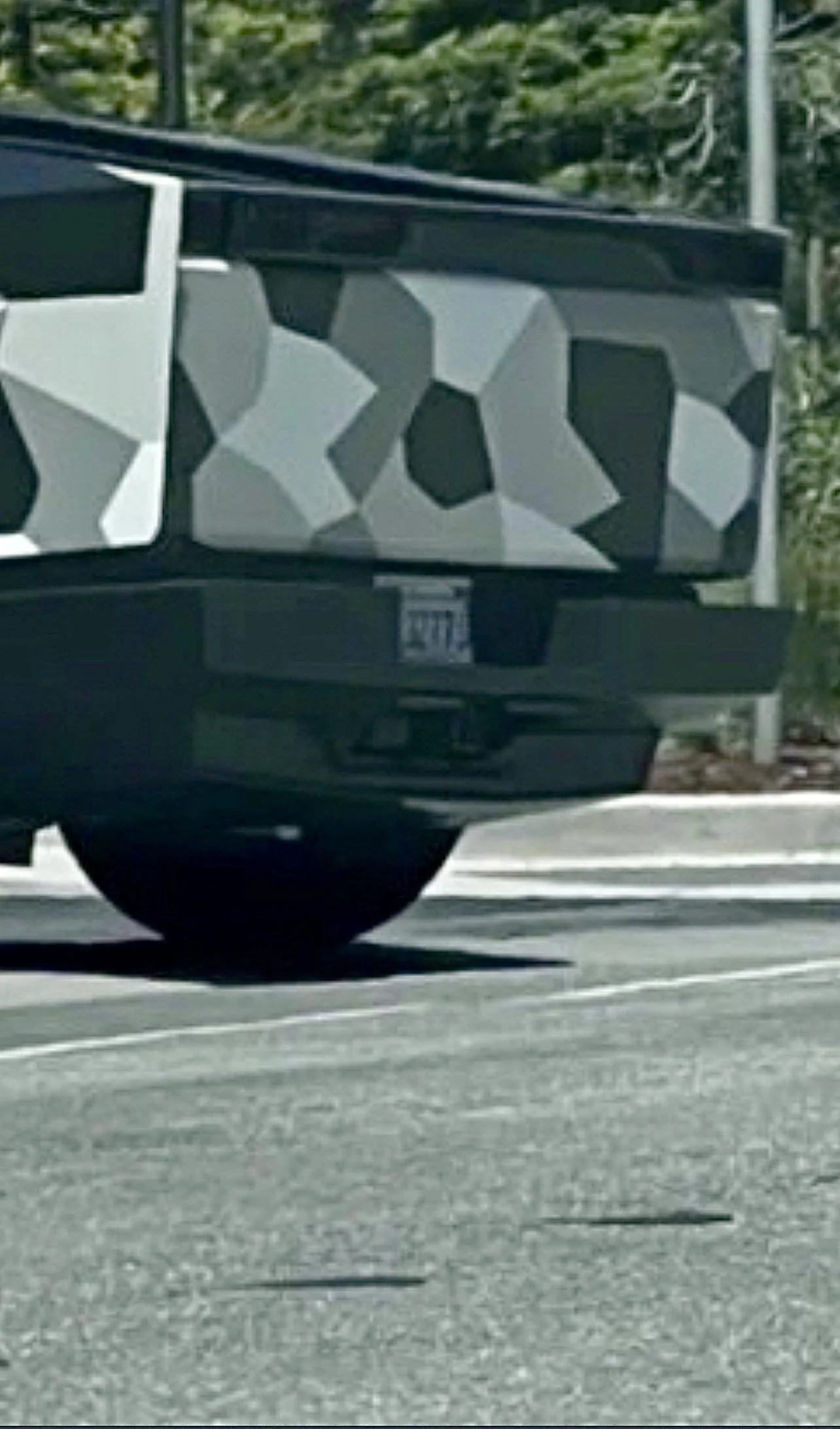 Cybertruck Wrapped in Urban Camo Spotted! (More Photos & Video Added ...