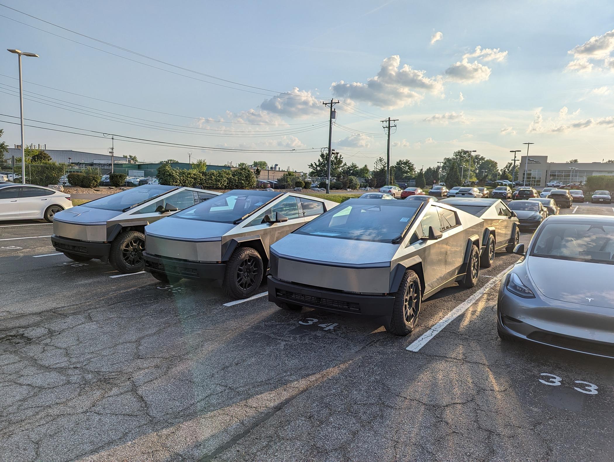 4 new CyberBeasts in Cincinnati, OH | Tesla Cybertruck Forum ...