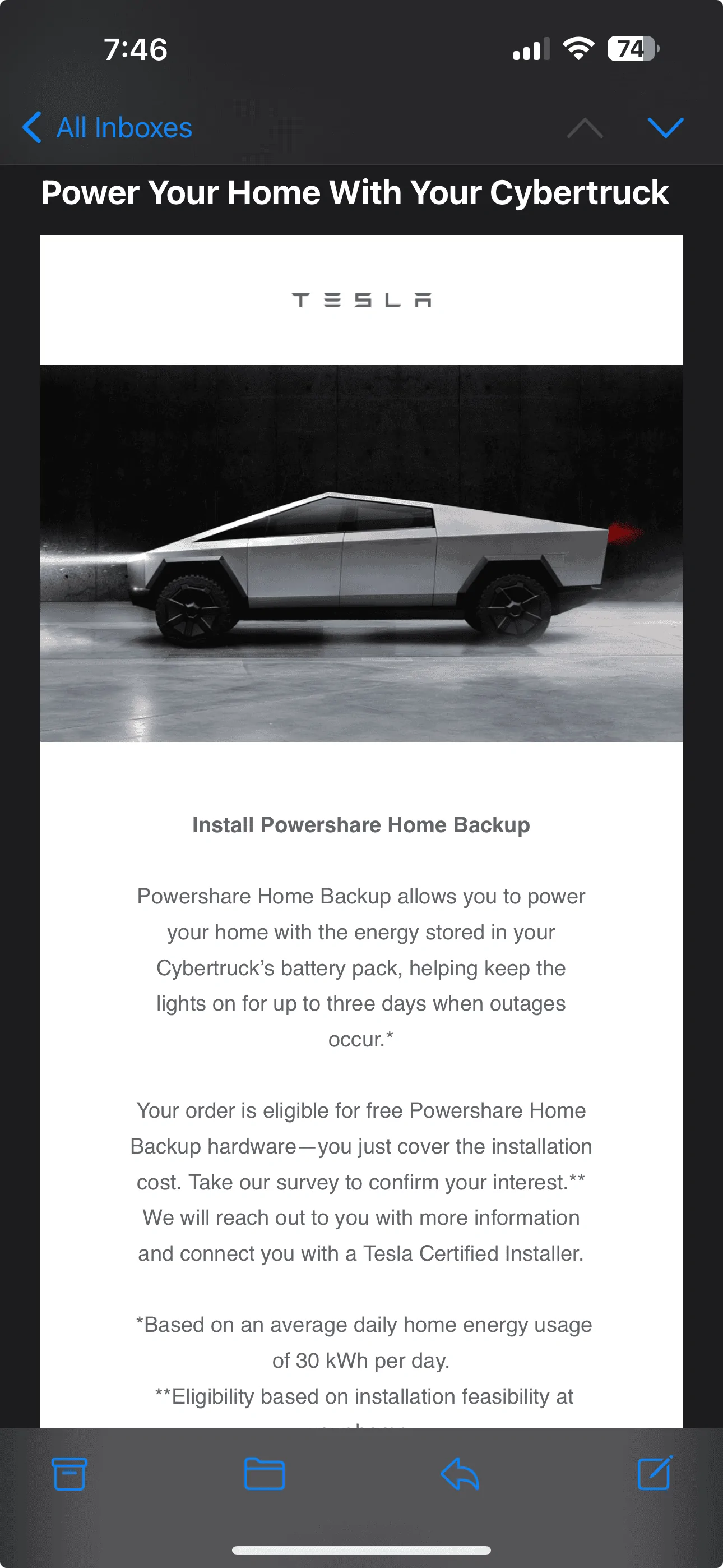 Just got the email from Tesla, foundation series ready to order | Page ...