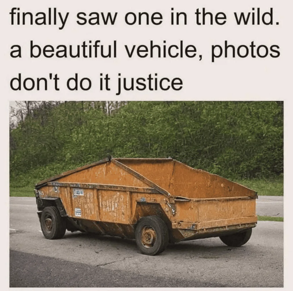 Funny Cybertruck memes, images, videos 🤣 | Page 10 | Tesla Cybertruck ...
