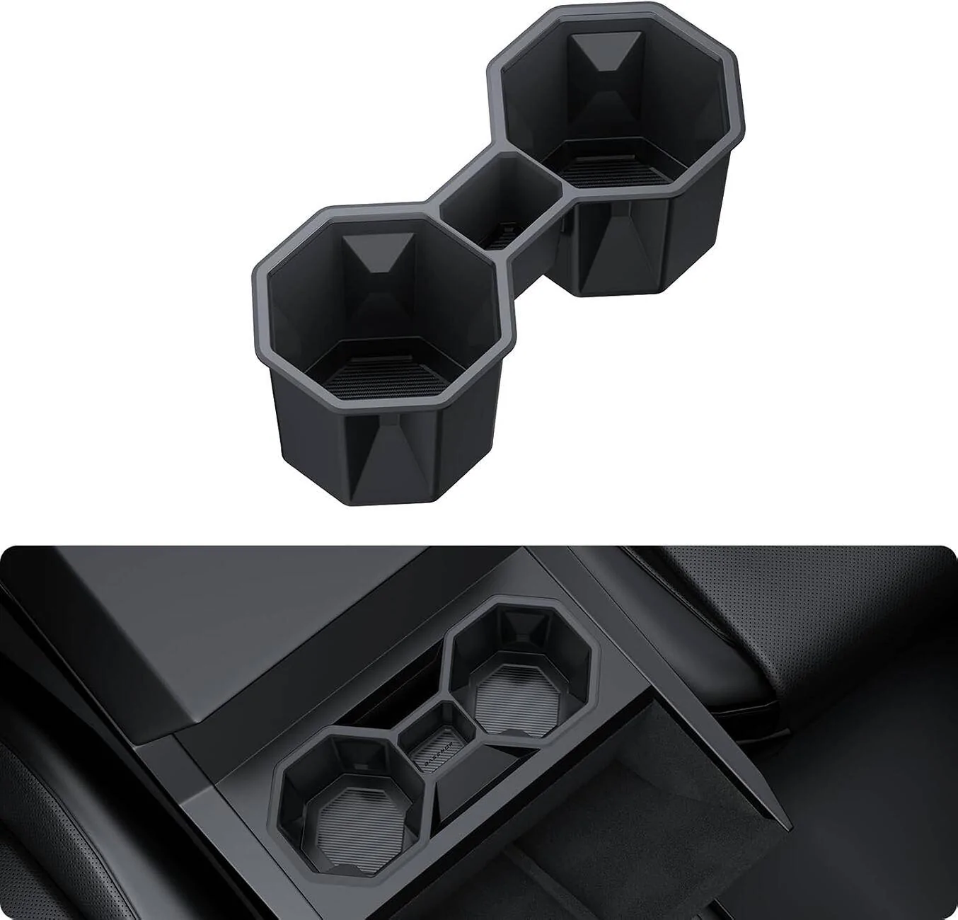 Official Release: BASENOR 2024 Tesla Cybertruck Cup Holder Insert ...