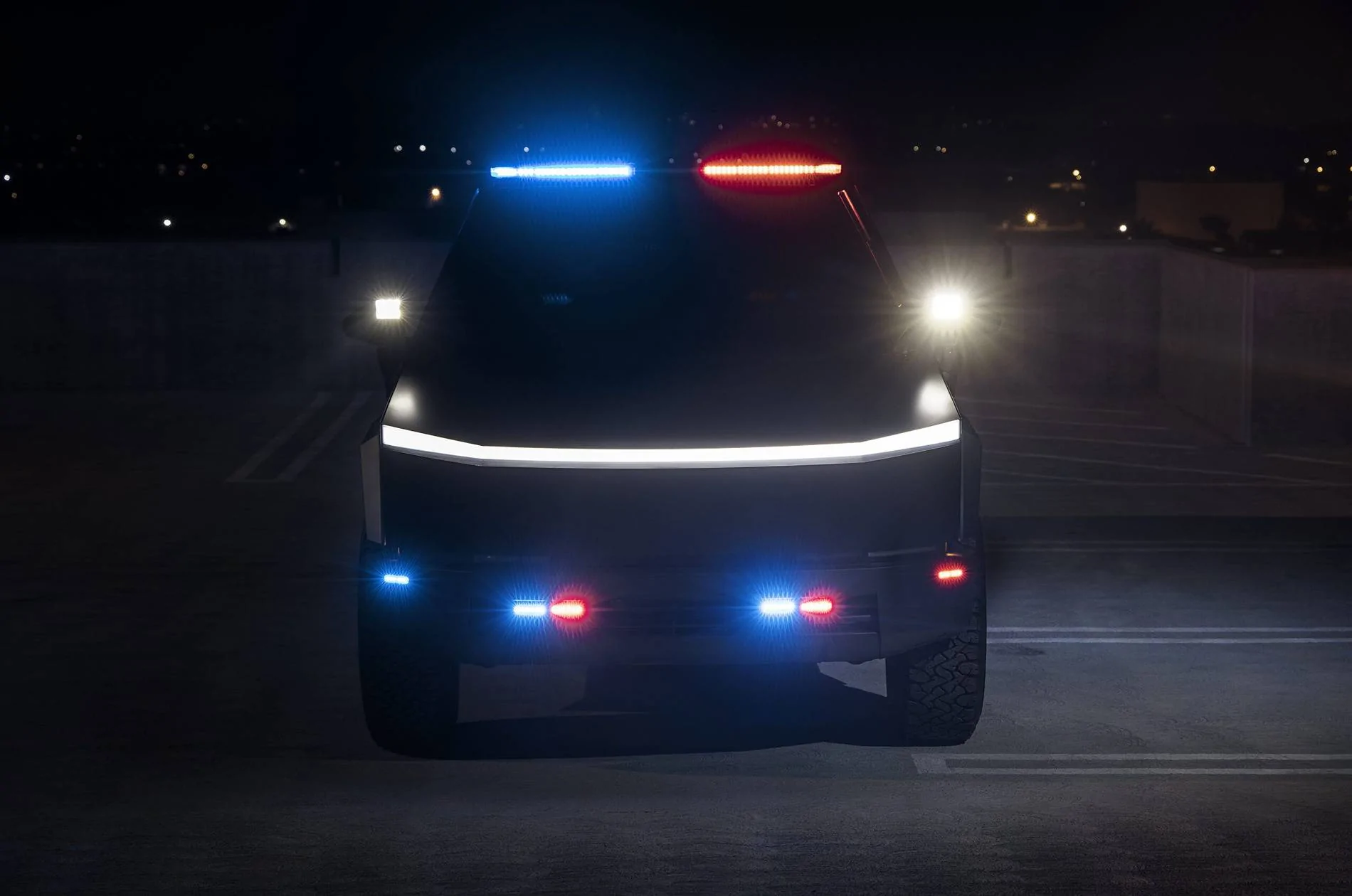Qatar government orders fleet of Cybertruck Police Vehicles (outfitted ...