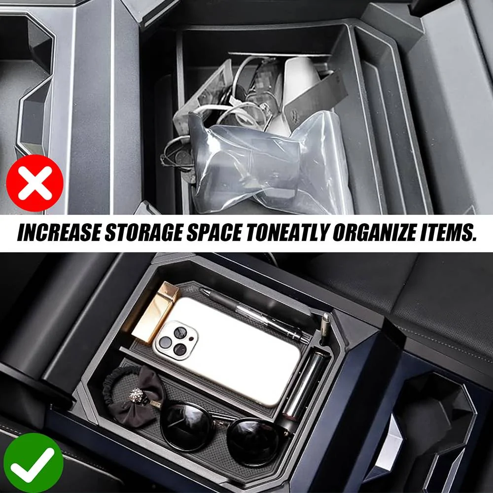 Enhance Your Cybertruck's Interior Organization with this Cybertruck ...