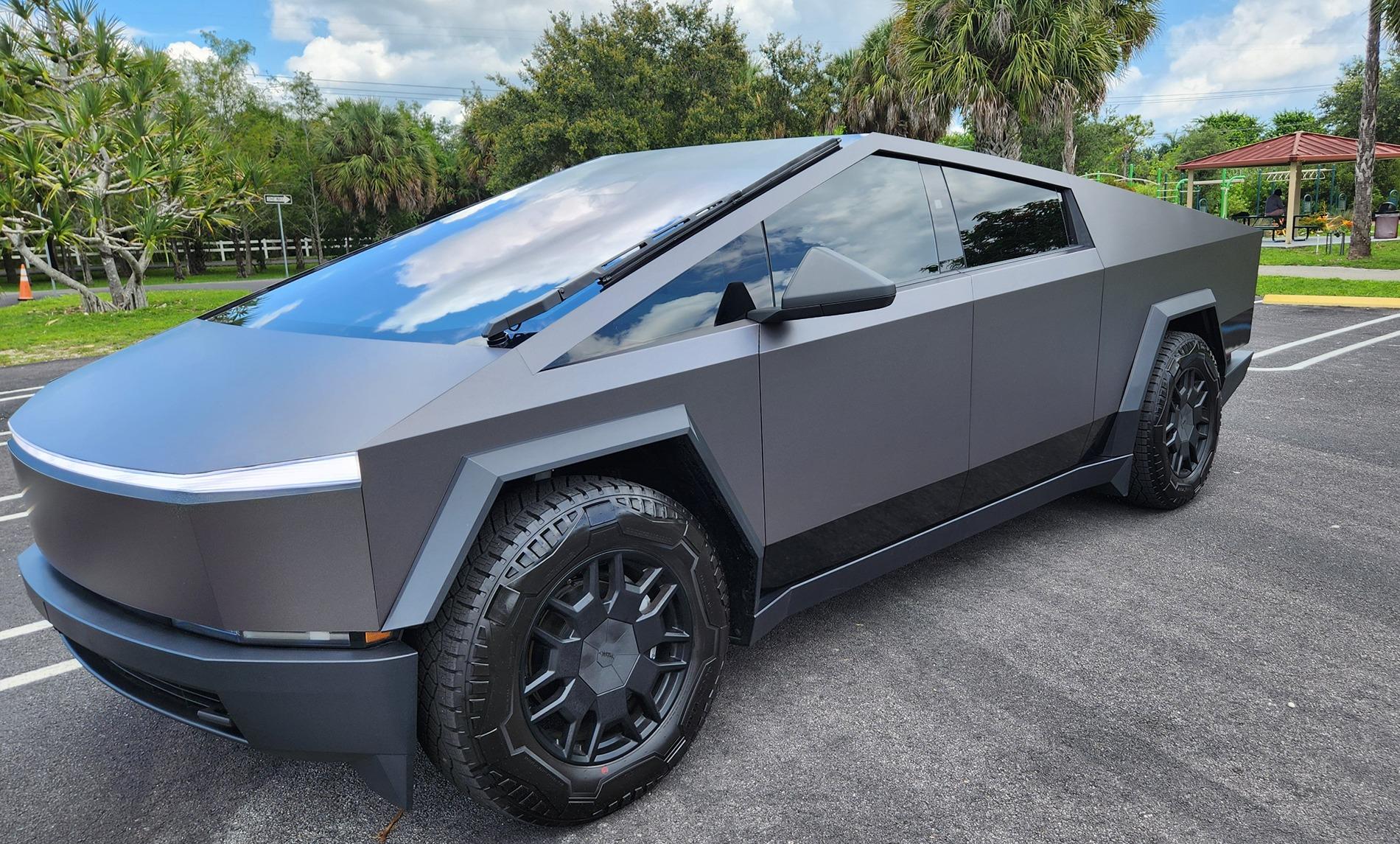 GREY / GRAY Vinyl Wrap & PPF Cybertruck -- Photos & Videos | Tesla ...