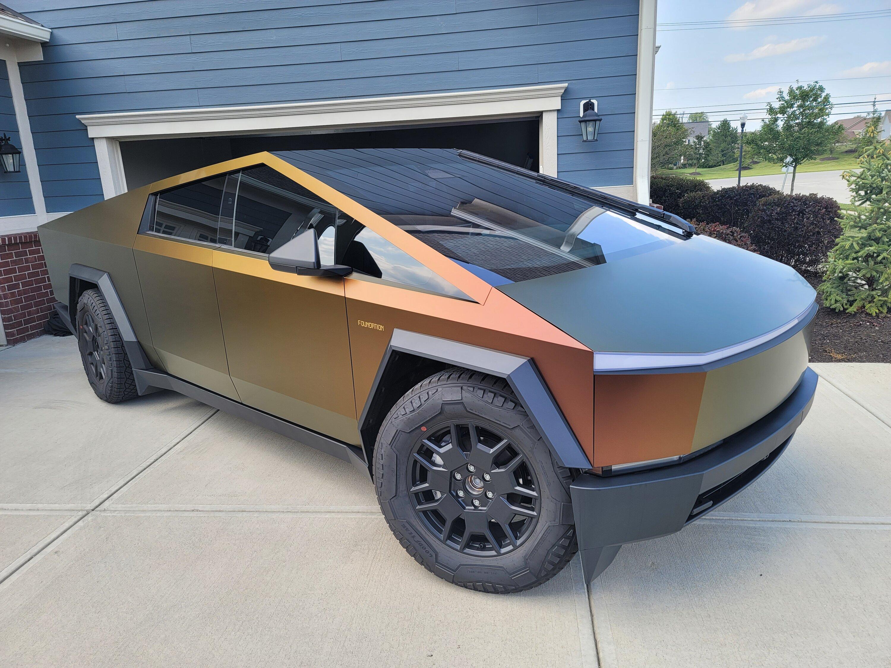 Satin Flip Volcanic Flare Wrap (3M) | Page 2 | Tesla Cybertruck Forum ...