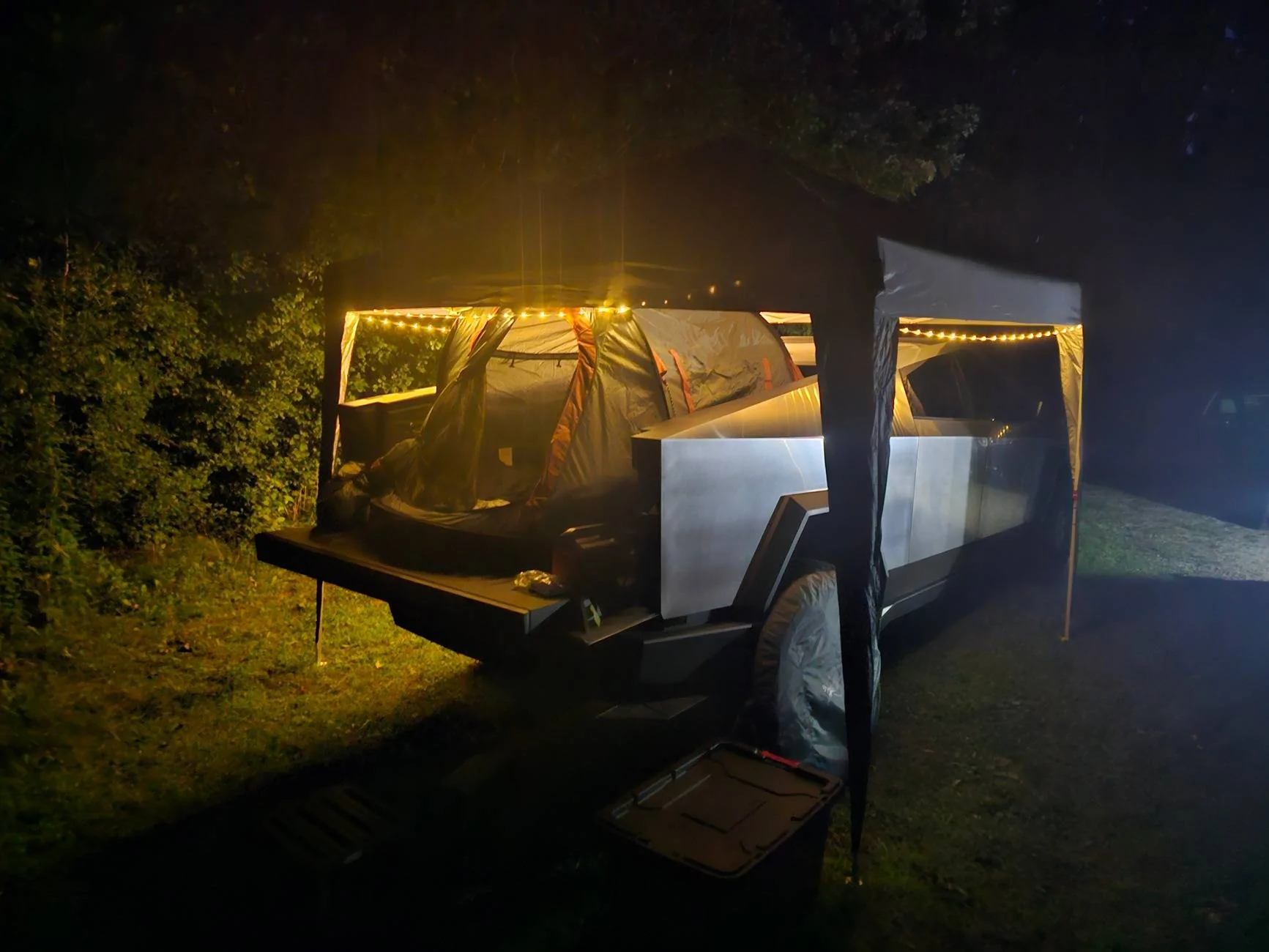 Camping with the Tesla cybertruck | Tesla Cybertruck Forum - Cybertruck ...