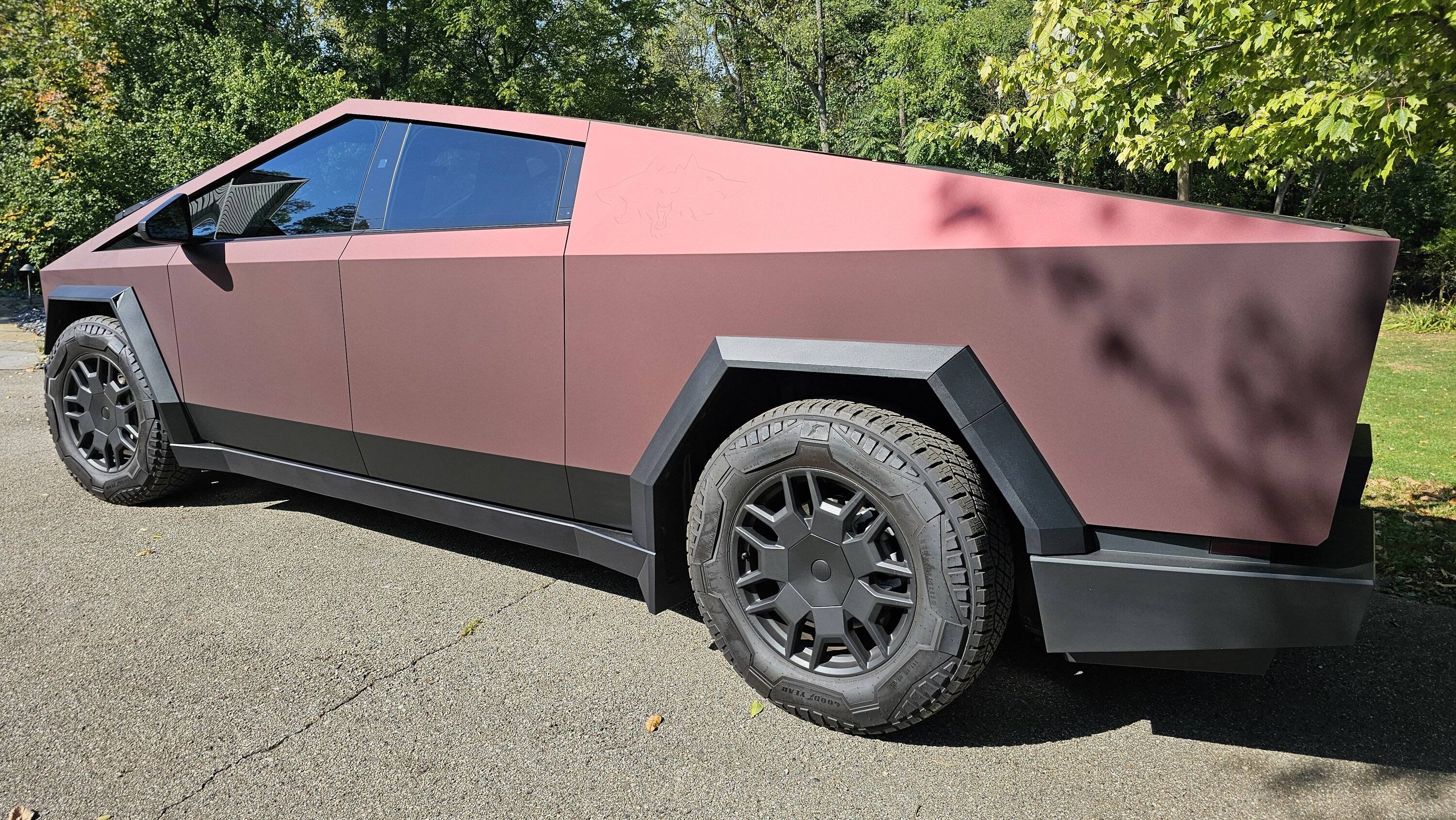 Mythos Red Cyberbeast (KPMF Absolute Matte Mythos Red Wrap) | Tesla ...