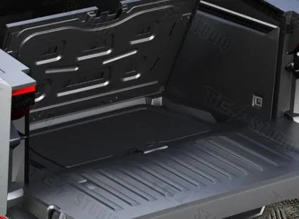 Tesstudio Cybertruck Bed Compartment Storage Box - Make Your Cybertruck ...