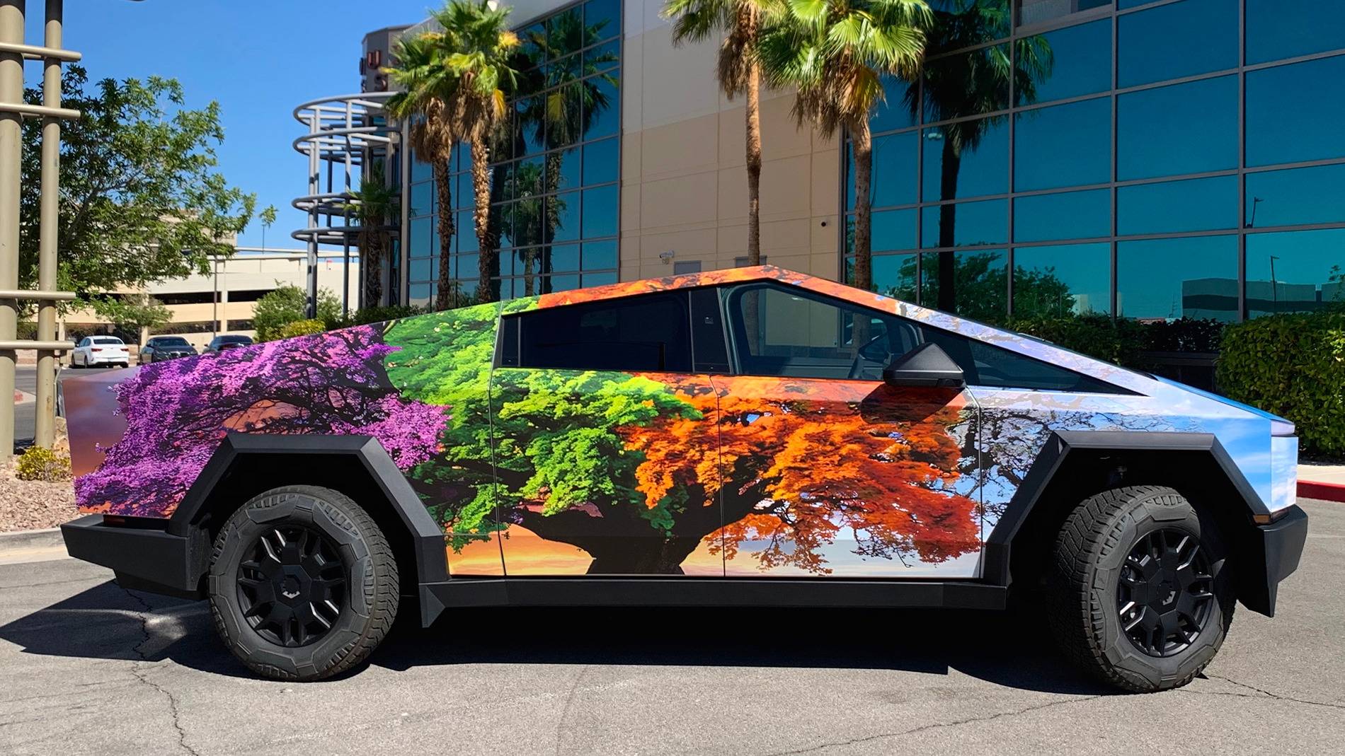 4 Seasons Themed Magnetic Wrap Pics [CybertruckCovers] | Tesla ...
