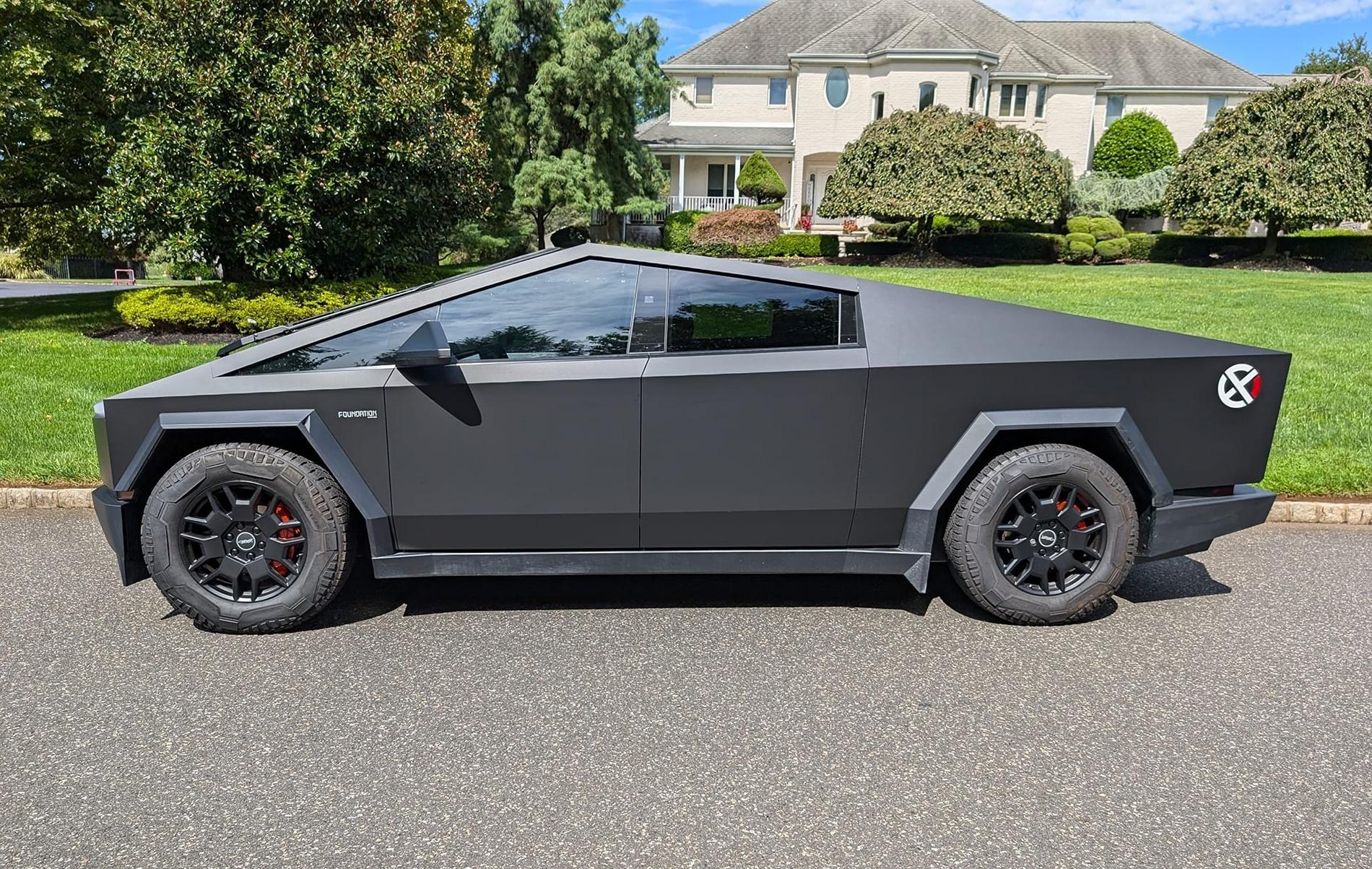 BLACK Vinyl Wrap & PPF Cybertruck -- Photos & Videos | Page 4 | Tesla ...