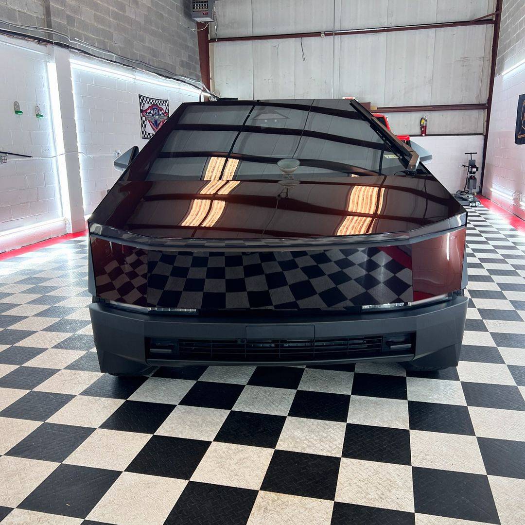 RED Vinyl Wrap & PPF Cybertruck -- Photos & Videos | Page 2 | Tesla ...