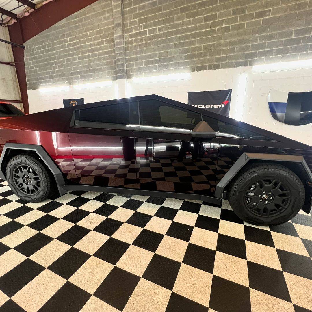 RED Vinyl Wrap & PPF Cybertruck -- Photos & Videos | Page 2 | Tesla ...