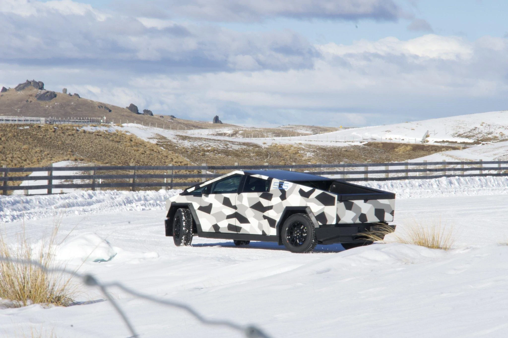 Spotted Cybertruck NZ Winter Testing! Frunk Open View! | Page 7 | Tesla ...