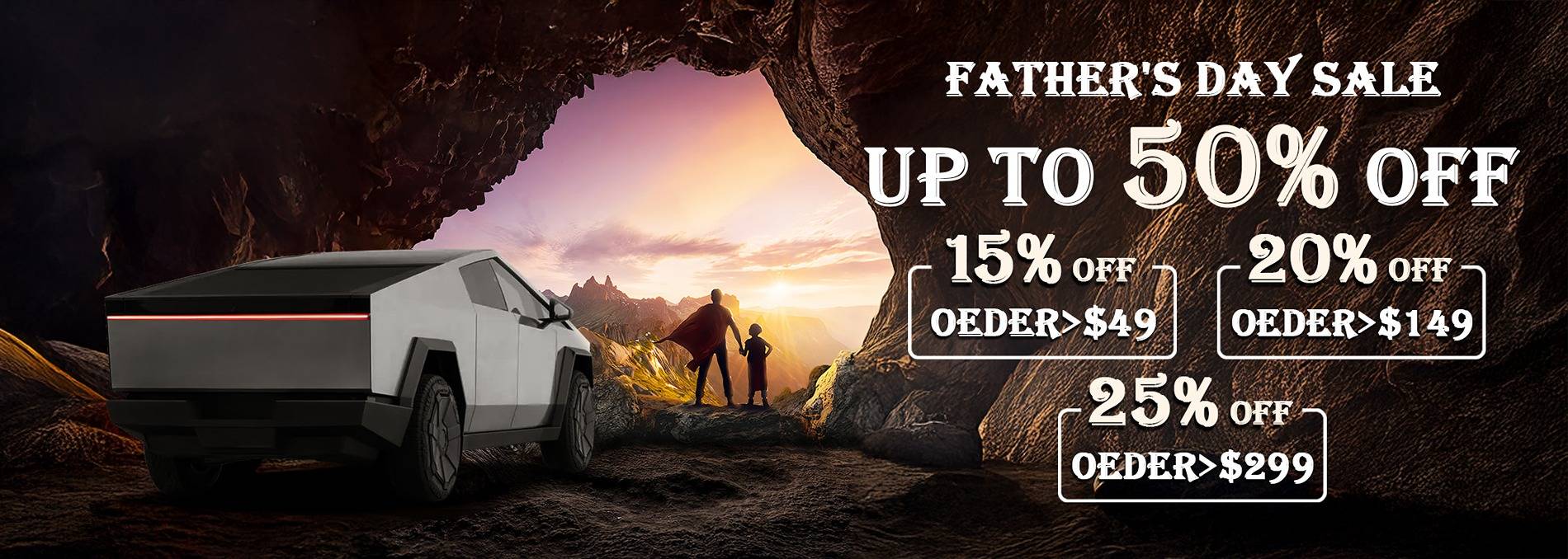 ?Father’s Day Cybertruck Sale: Up to 25% OFF Yeslak Premium Accessories ...