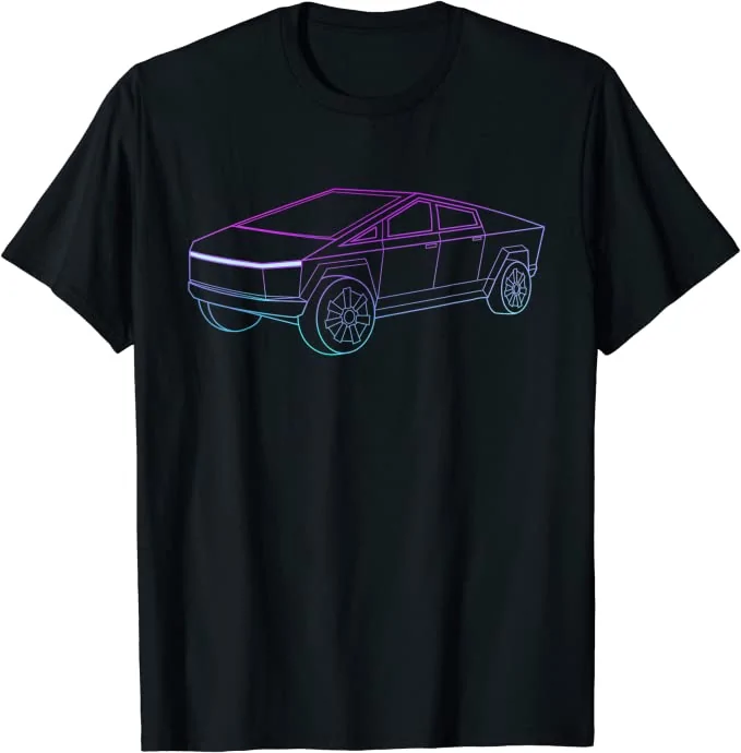 Men’s Cybertruck Horizon Tee available in the Tesla Shop | Tesla ...