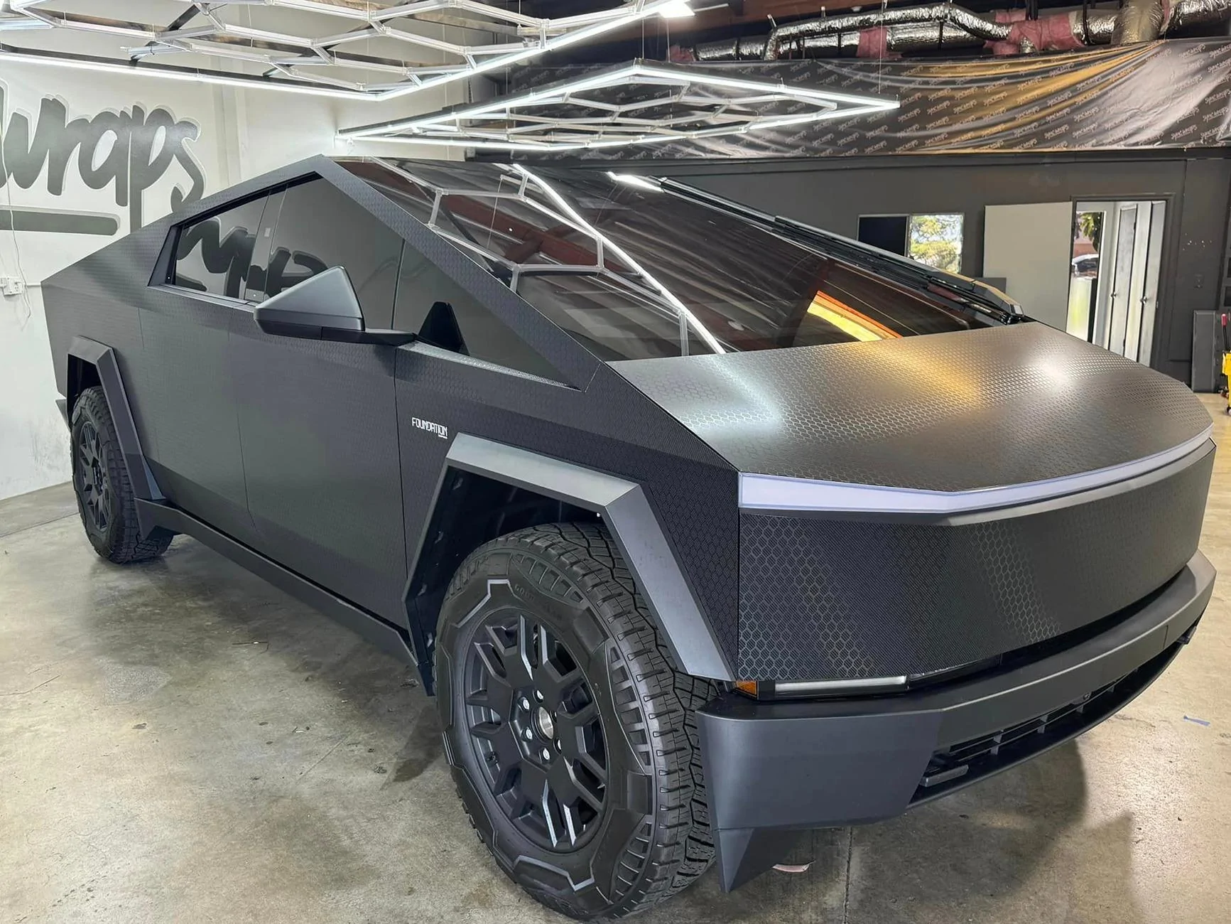 BLACK Vinyl Wrap & PPF Cybertruck -- Photos & Videos | Page 4 | Tesla ...