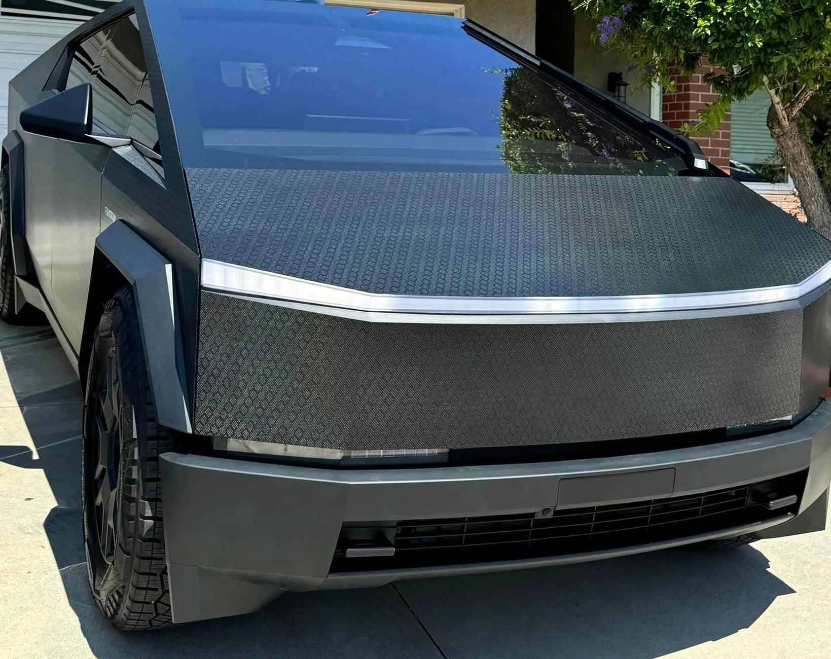 BLACK Vinyl Wrap & PPF Cybertruck -- Photos & Videos | Page 4 | Tesla ...