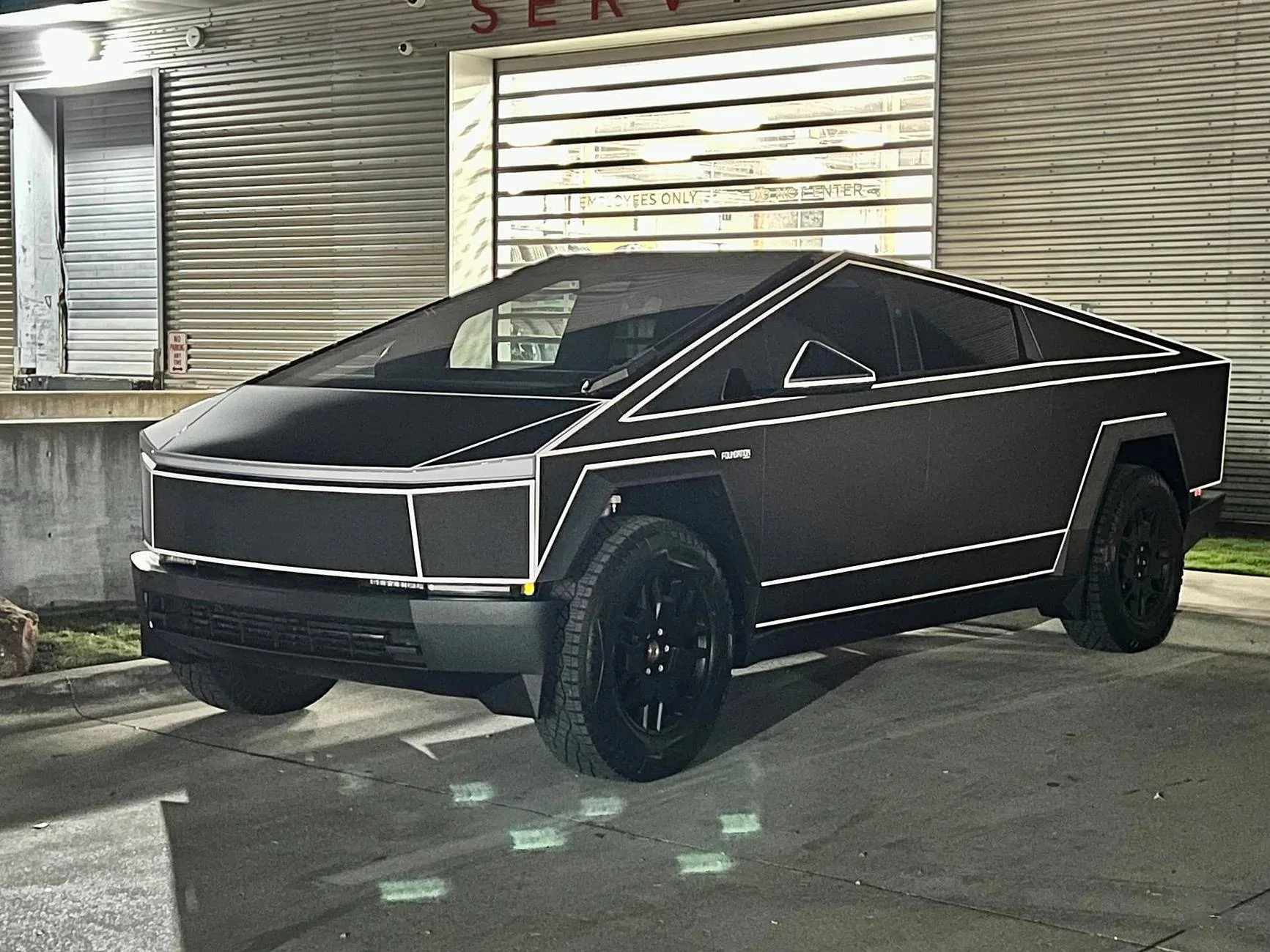 BLACK Vinyl Wrap & PPF Cybertruck -- Photos & Videos | Page 5 | Tesla ...