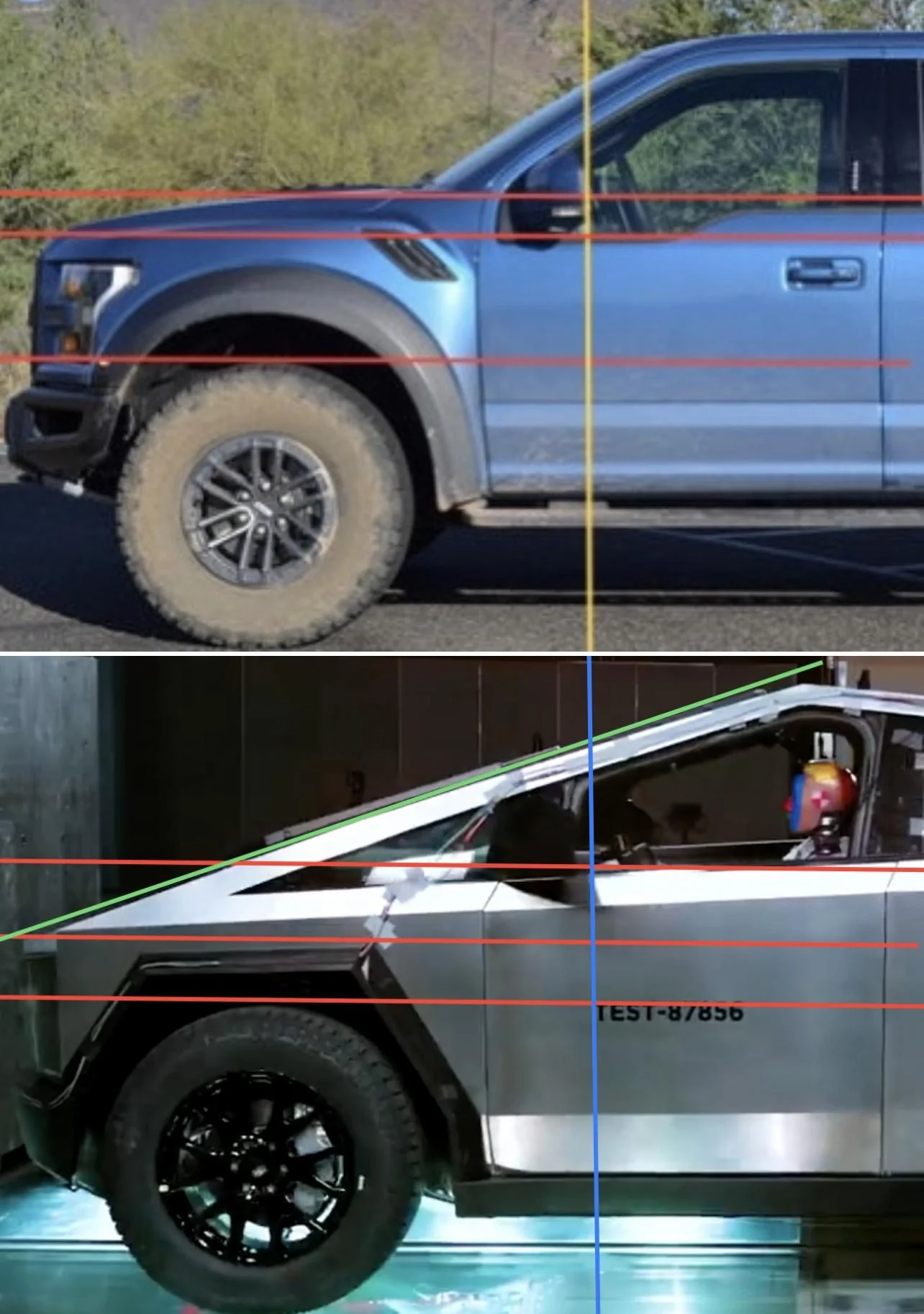 Cybertruck spotted with frunk open, revealing waterfall design! | Page ...