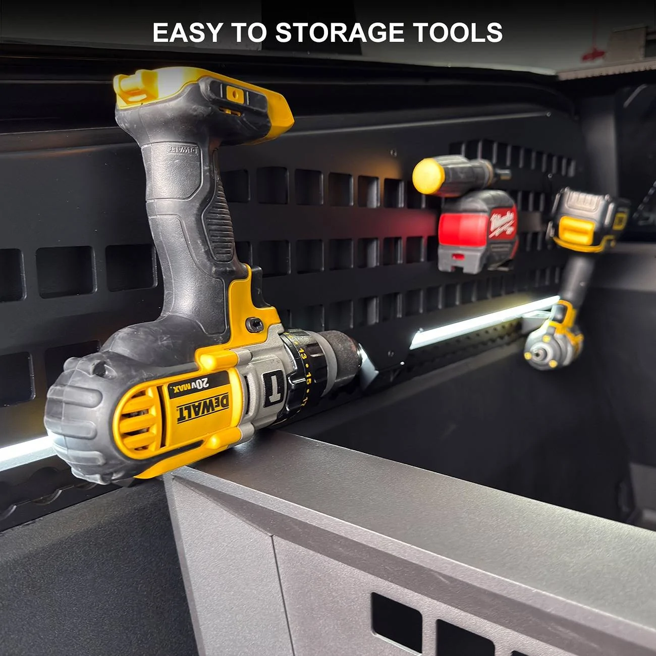 Perfect fit for Cybertruck Truck Bed! Evbase molle panels in stock on ...