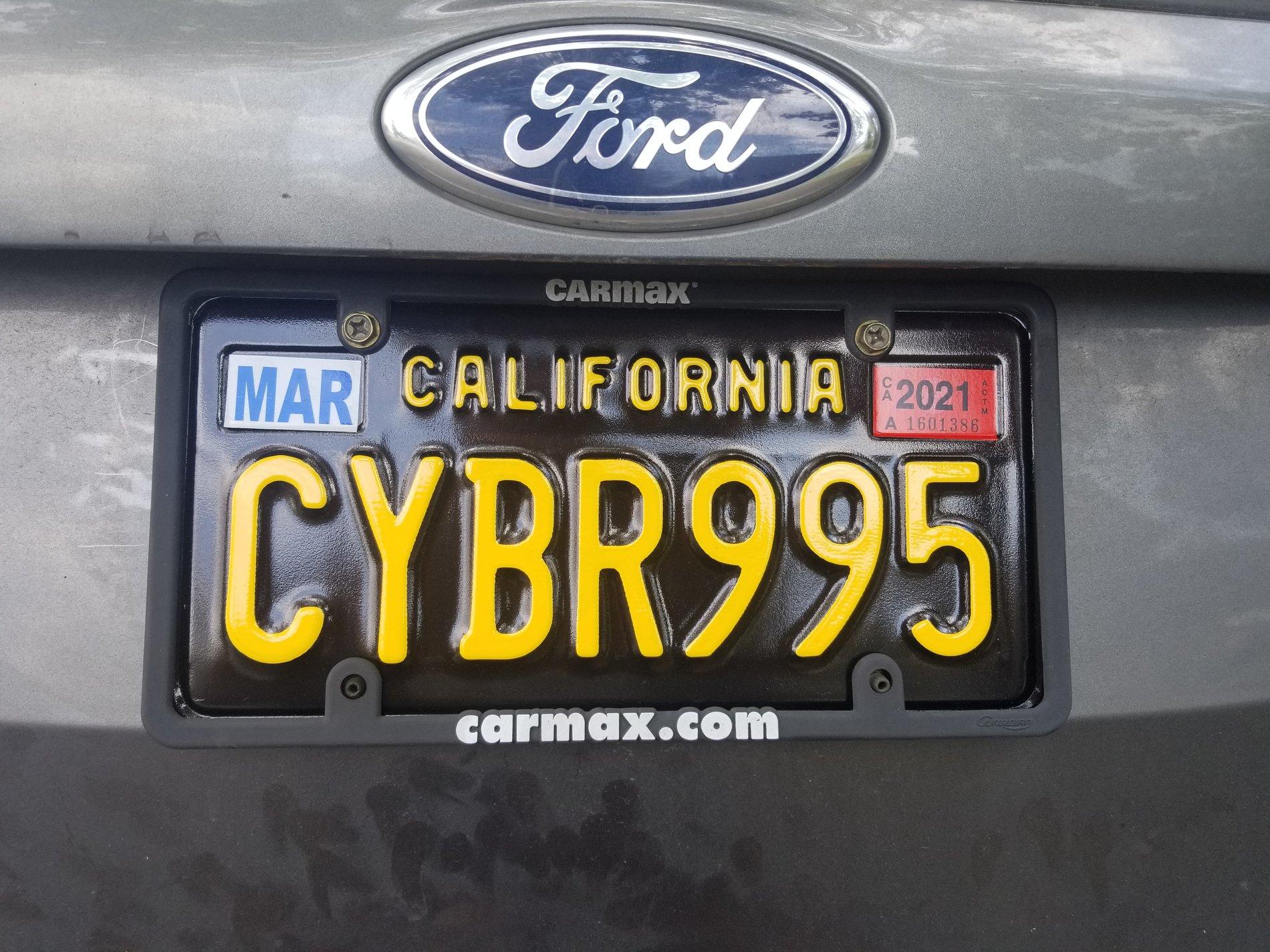 Personalized vanity / custom license plate for your Cybertruck? | Page ...