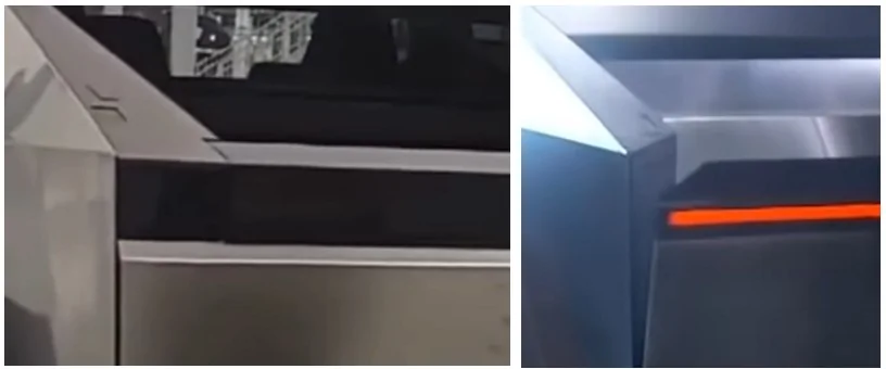 The new alpha prototype tailgate is not chamfered, it is stepped like a ...