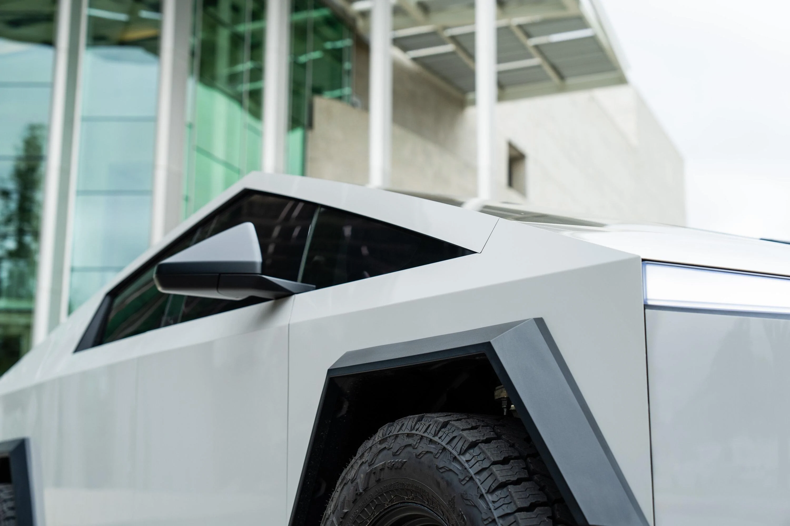 New Dolphin Gray Metallic - colored PPF on Cybertruck! | Tesla ...