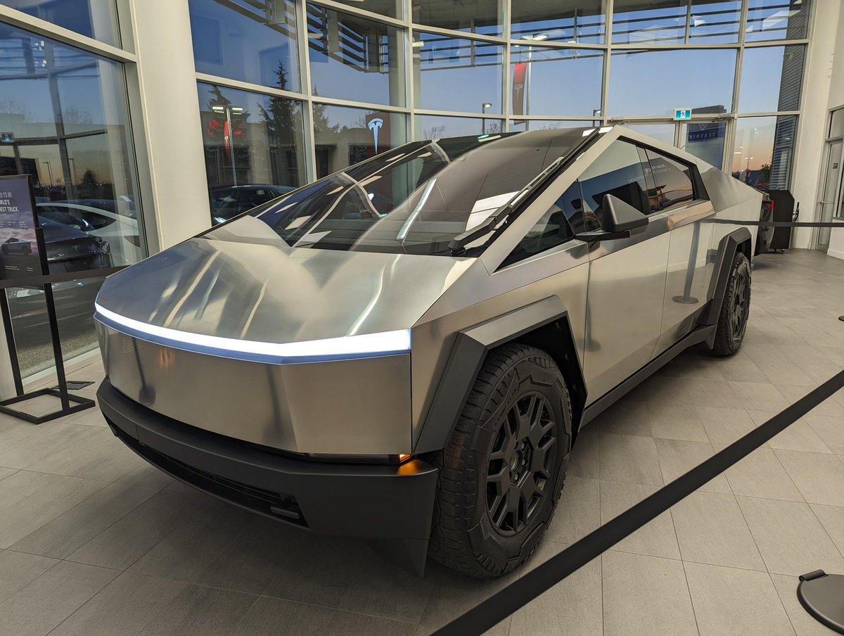 First Canadian Showroom Cybertruck - Vancouver | Tesla Cybertruck Forum ...