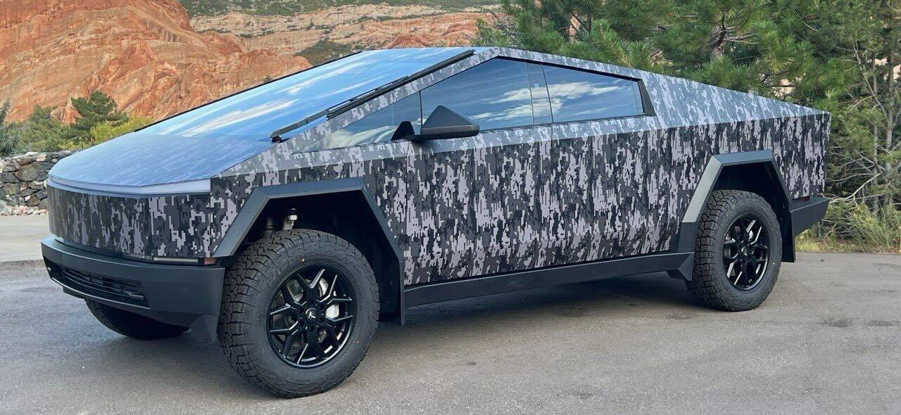 Camo / Camouflage Vinyl Wrap & PPF Cybertruck -- Photos & Videos | Page ...