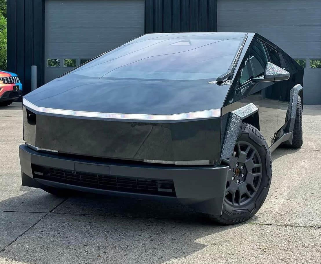 BLACK Vinyl Wrap & PPF Cybertruck -- Photos & Videos | Page 4 | Tesla ...