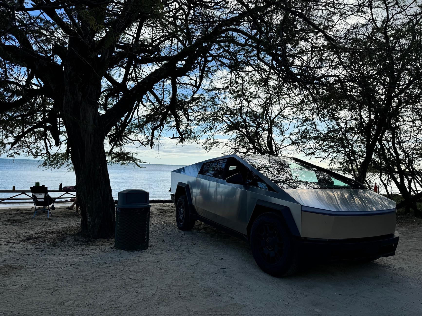 My first time camping in Cybertruck | Tesla Cybertruck Forum - News ...