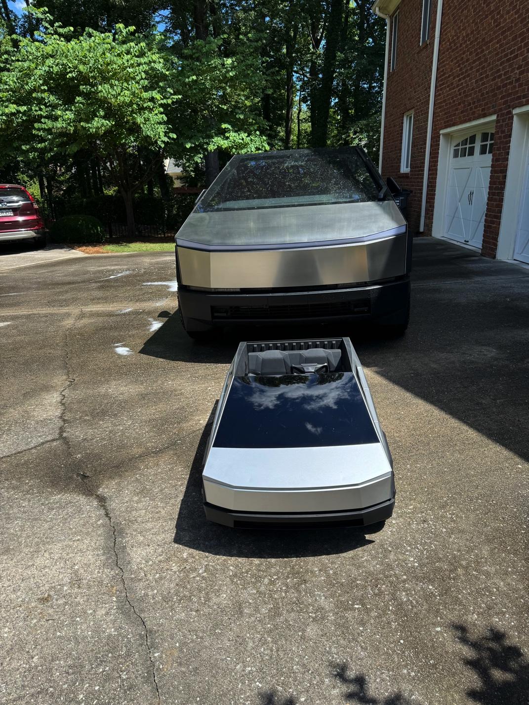 It's Daddy/Daughter Cybertruck Day! | Tesla Cybertruck Forum - News ...