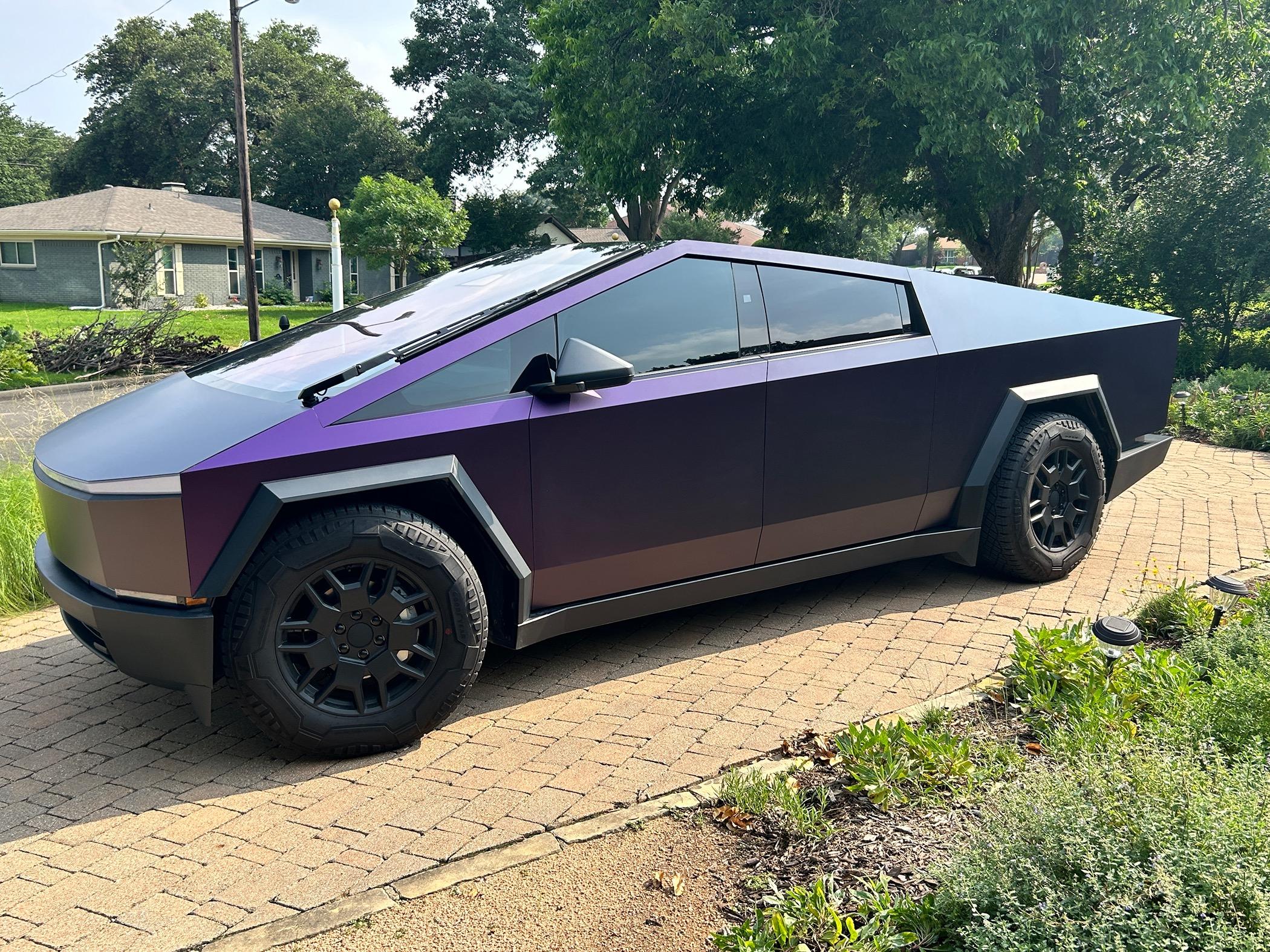 COLOR SHIFT / FADE / CHAMELEON Vinyl Wrap & PPF Cybertruck -- Photos ...