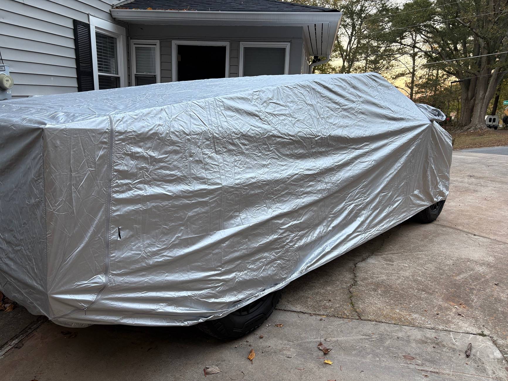 Cybertruck OEM Car Cover Installed - Review & Photos | Tesla Cybertruck ...