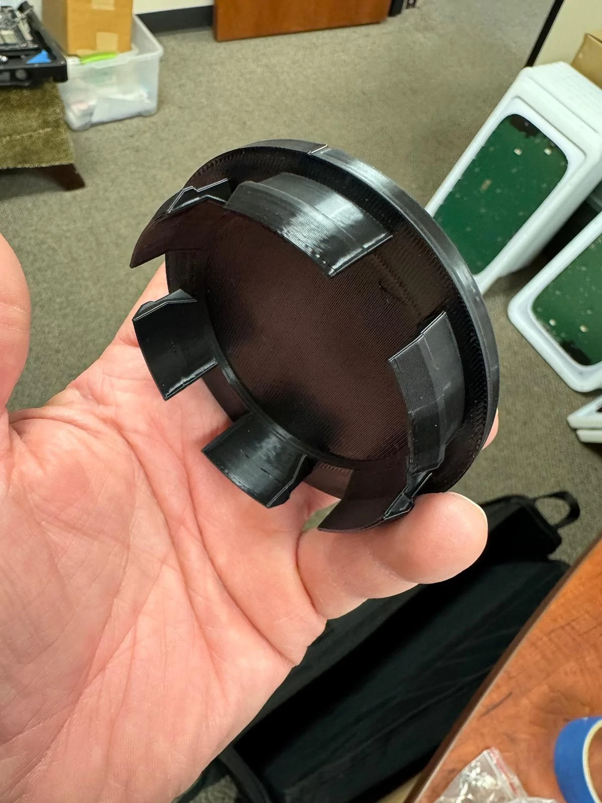 Redesigned Opensource Cybertruck 3D Print Center Caps - Improved ...