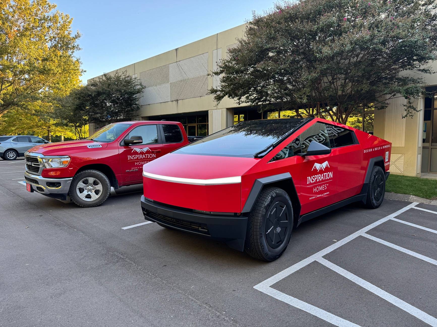 New Business Wrapped CT. Ready for work | Tesla Cybertruck Forum ...