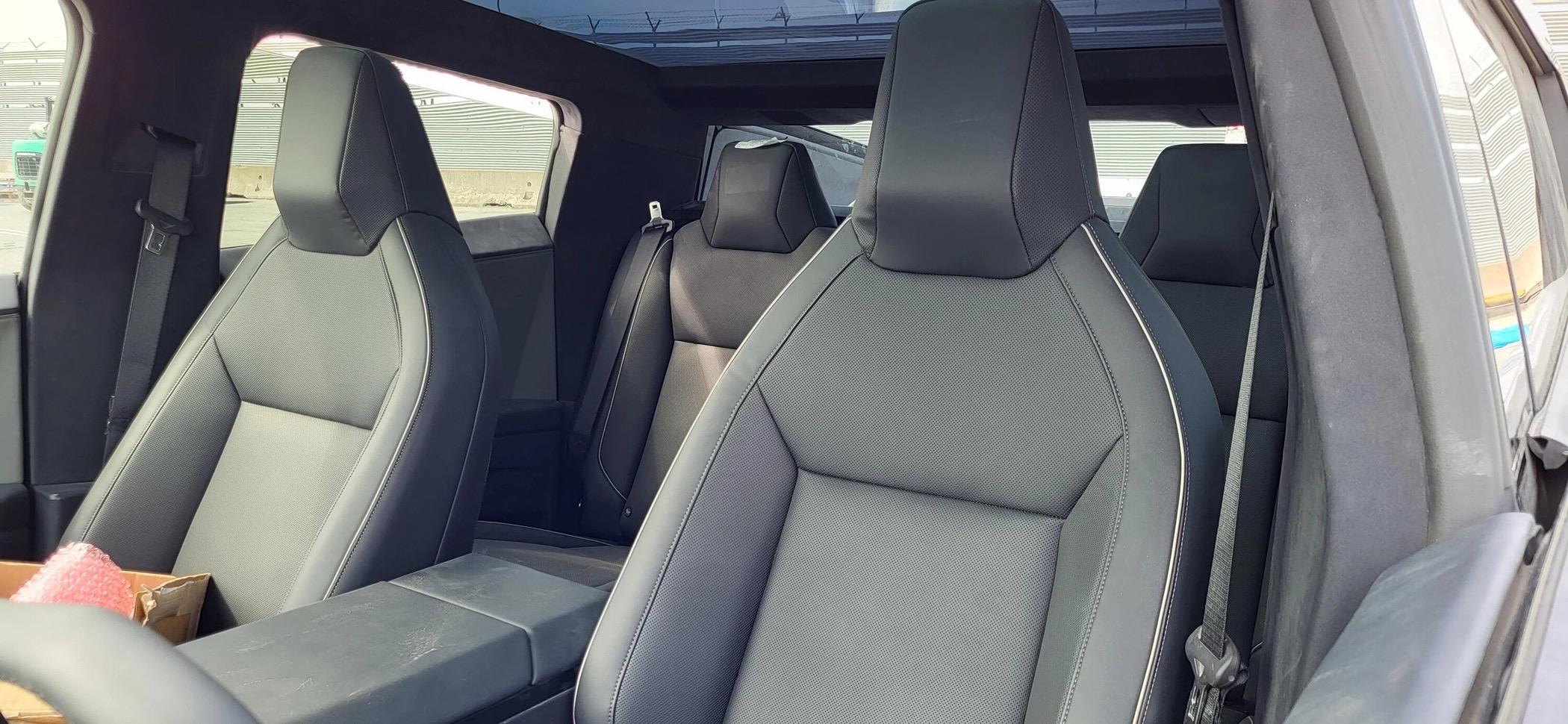Tactical Grey Interior - Real Life Images [Photos] | Tesla Cybertruck ...