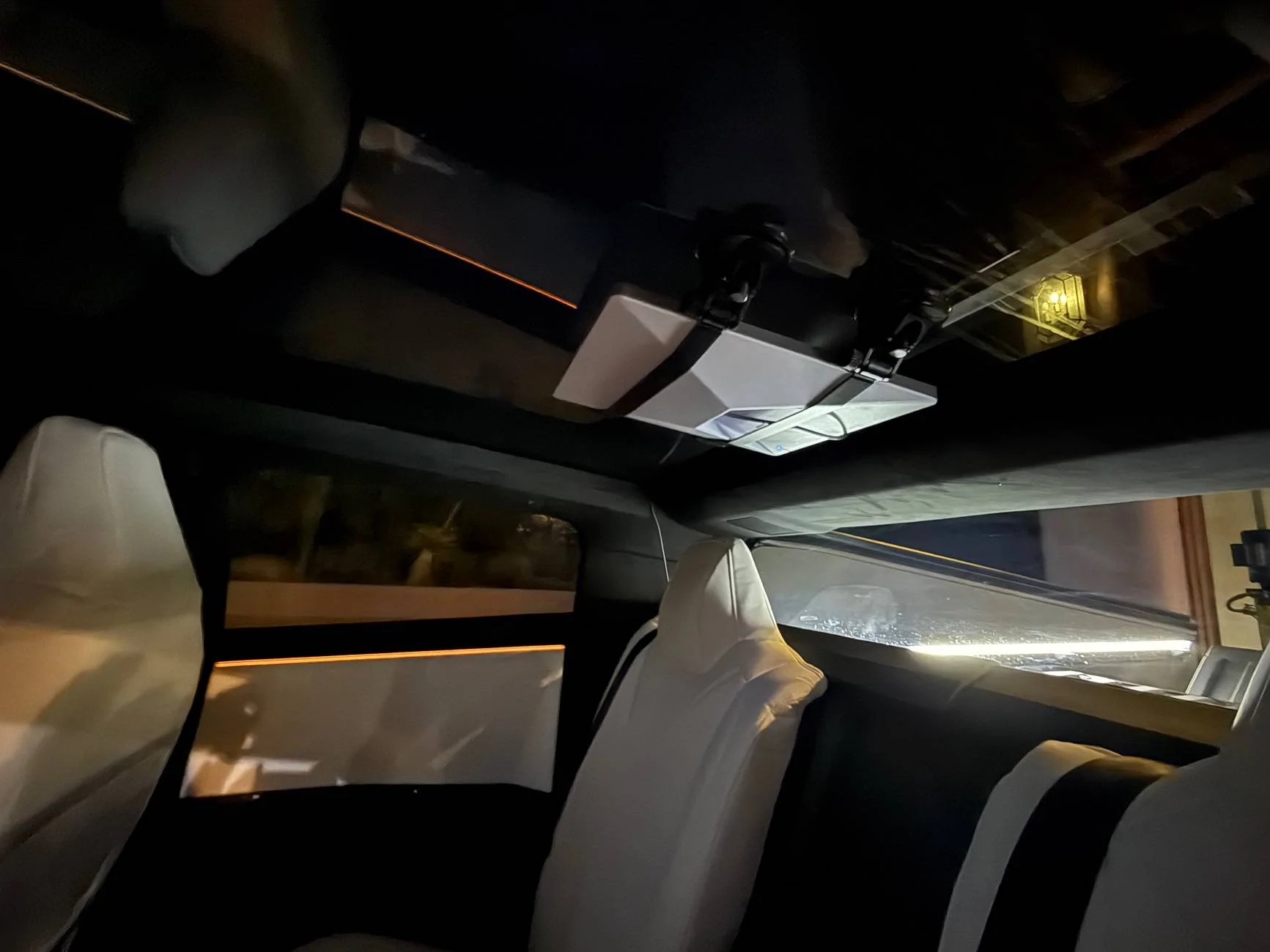 Installed Starlink Mini under roof glass | Tesla Cybertruck Forum ...