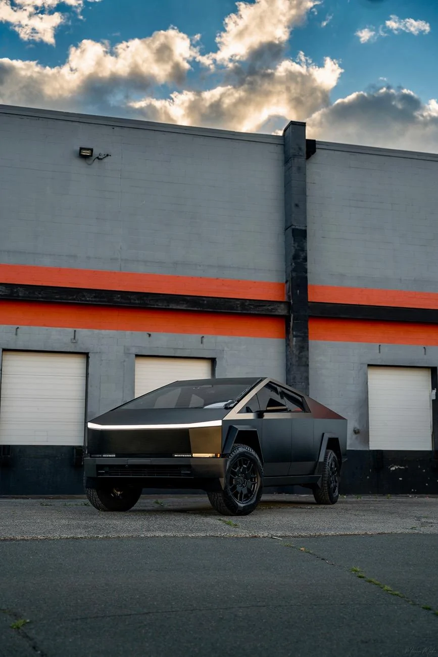 Another stek matte black cybertruck in NY | Tesla Cybertruck Forum ...
