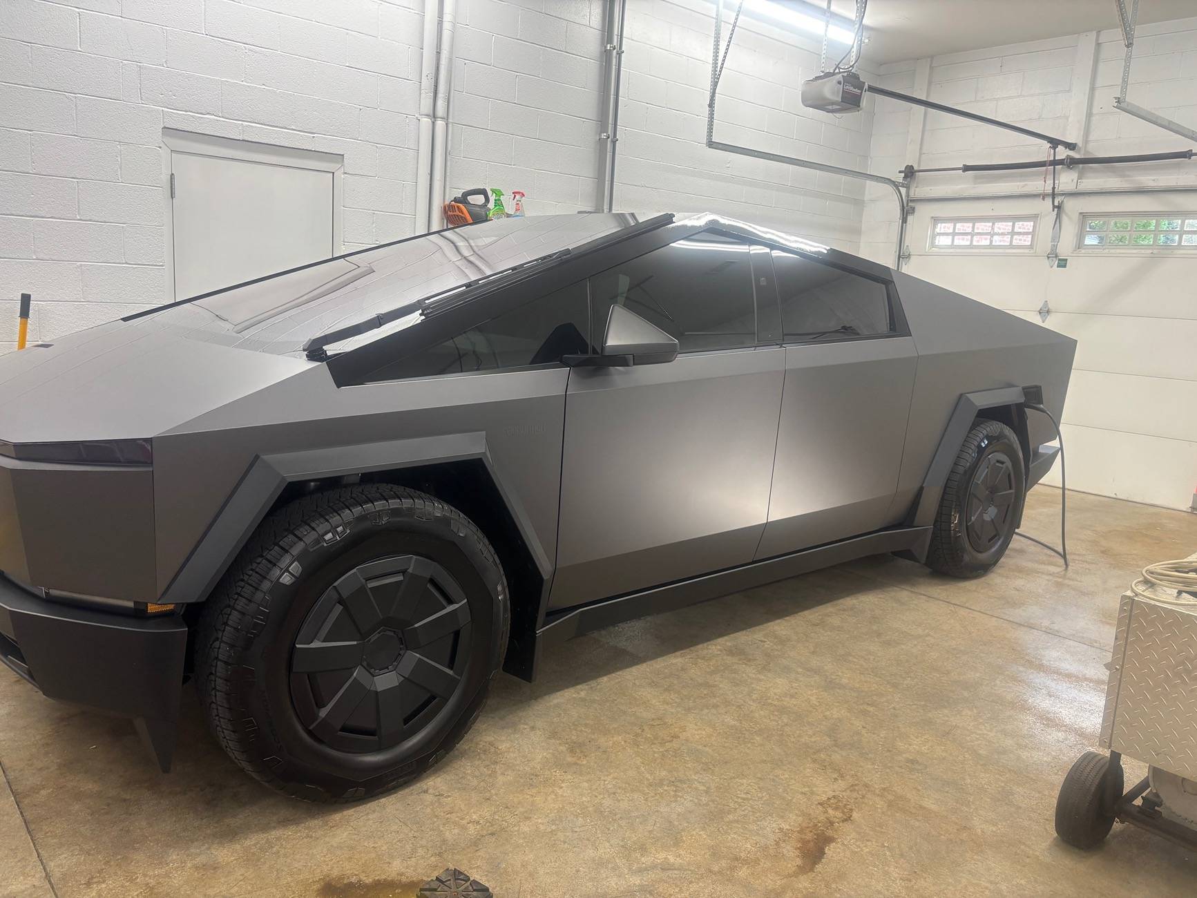 PURE PPF Satin Dark Grey Completed | Tesla Cybertruck Forum ...