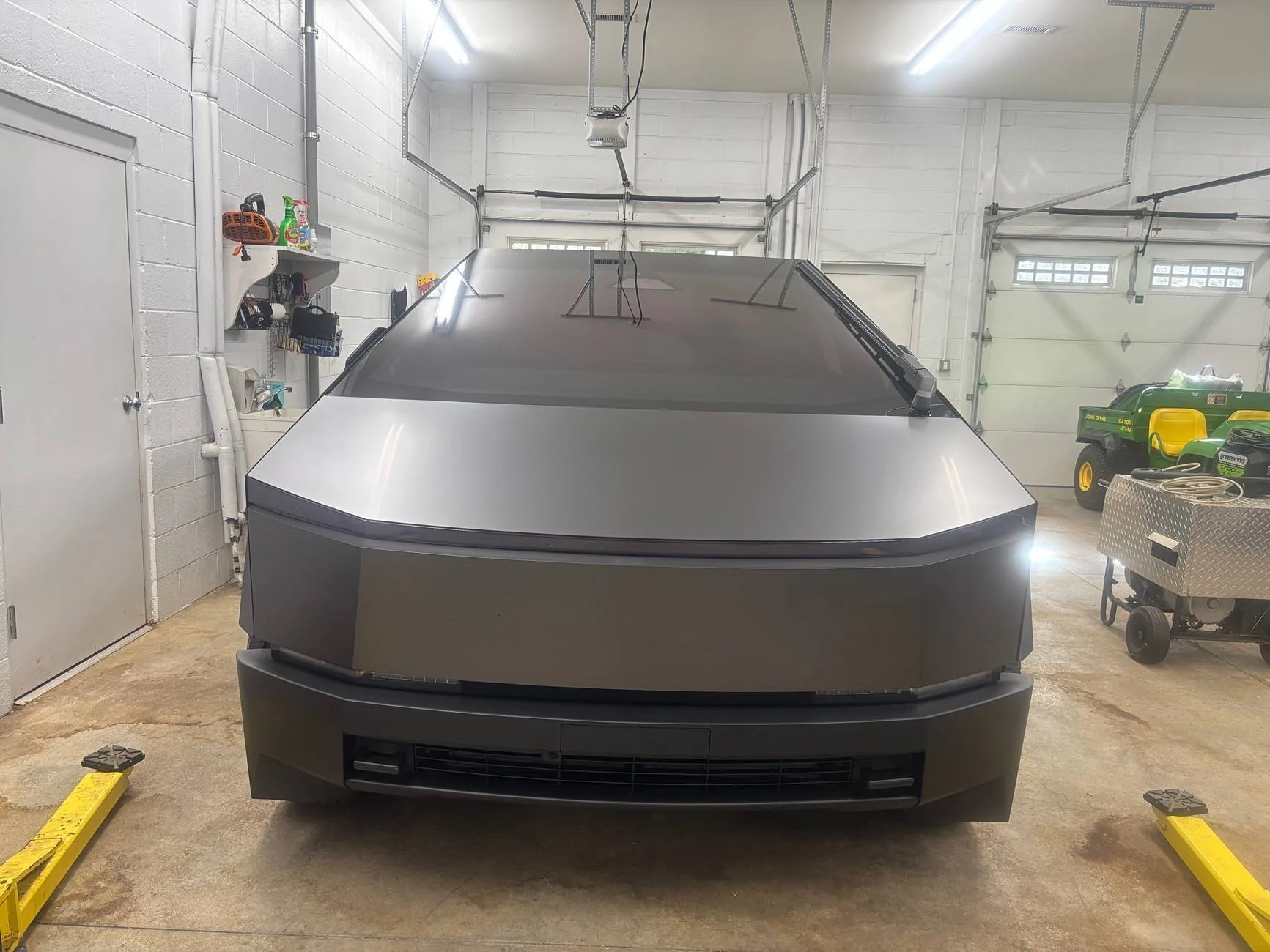 PURE PPF Satin Dark Grey Completed | Tesla Cybertruck Forum ...