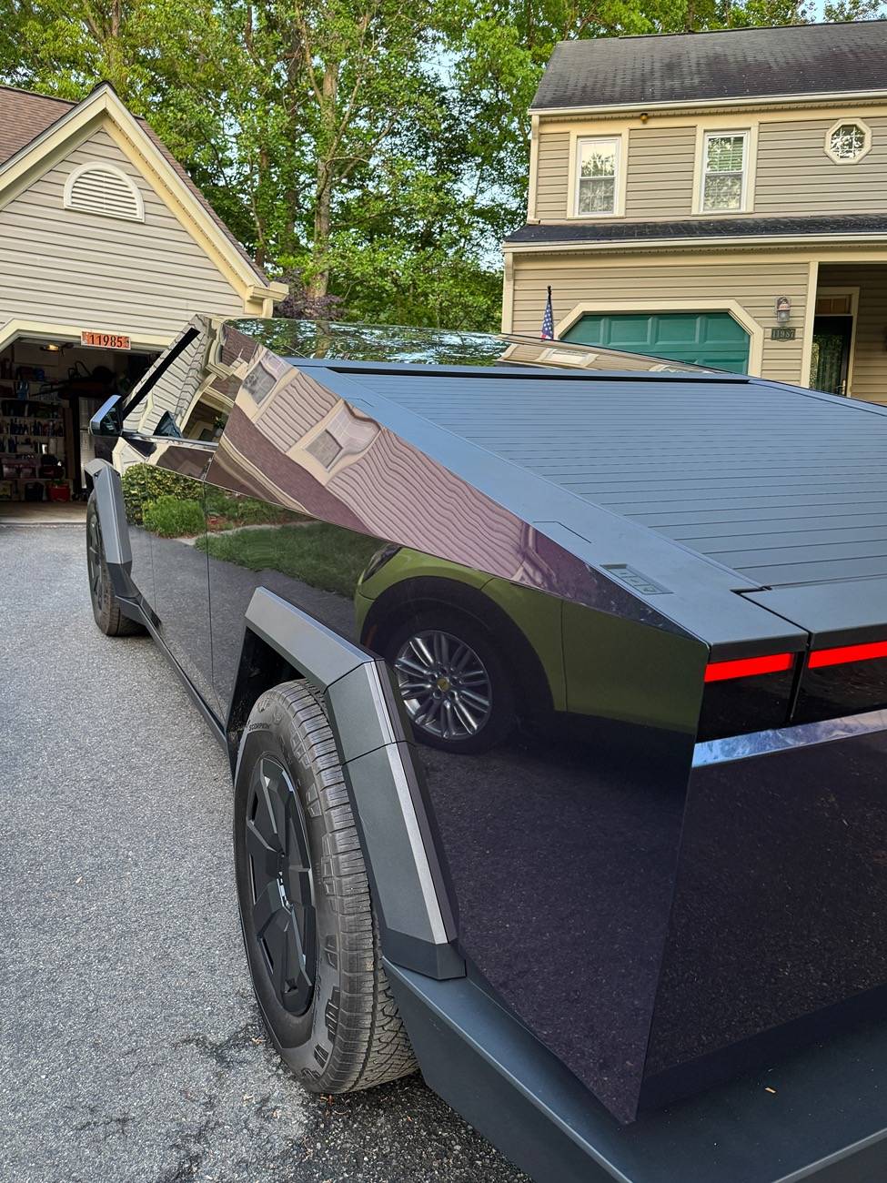 Pure PPF Unicorns Blood Cybertruck wrapped by American Shine Detailing ...