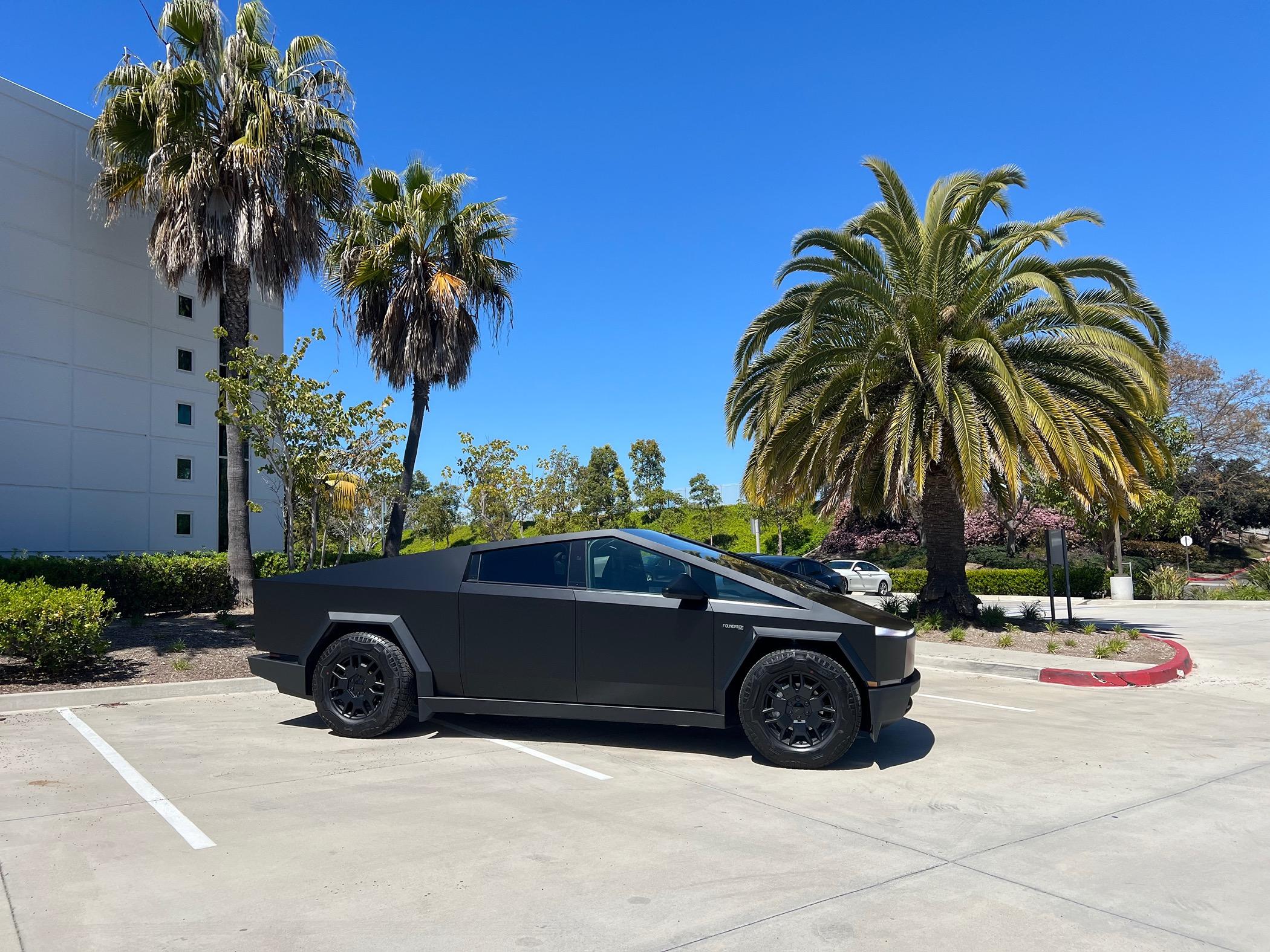 BLACK Vinyl Wrap & PPF Cybertruck -- Photos & Videos | Page 2 | Tesla ...