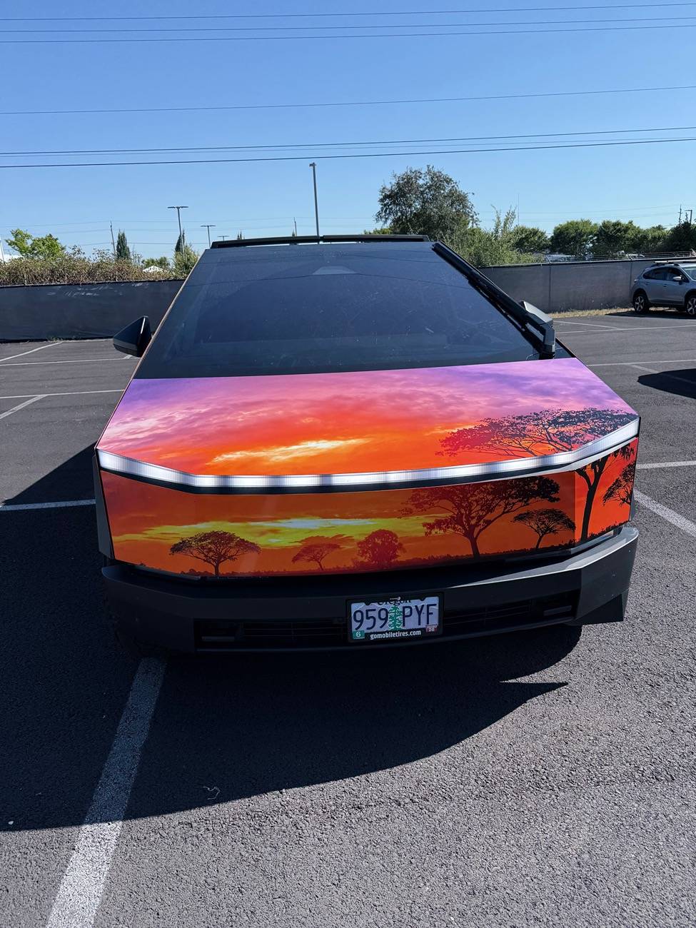 African sunset Cybertruck | Tesla Cybertruck Forum - Cybertruck Owners Club
