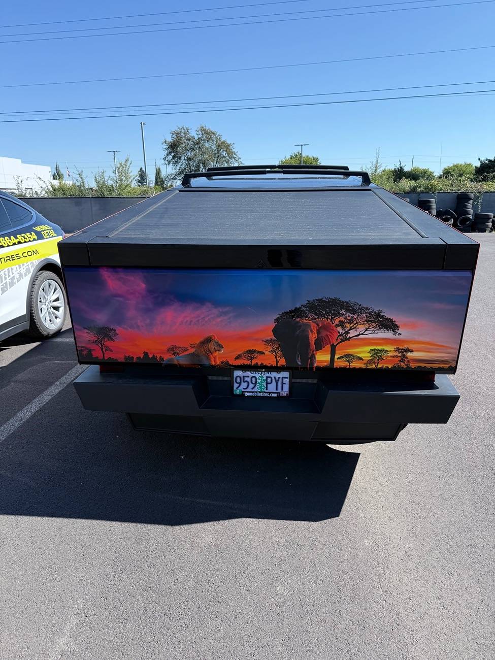 African sunset Cybertruck | Tesla Cybertruck Forum - Cybertruck Owners Club