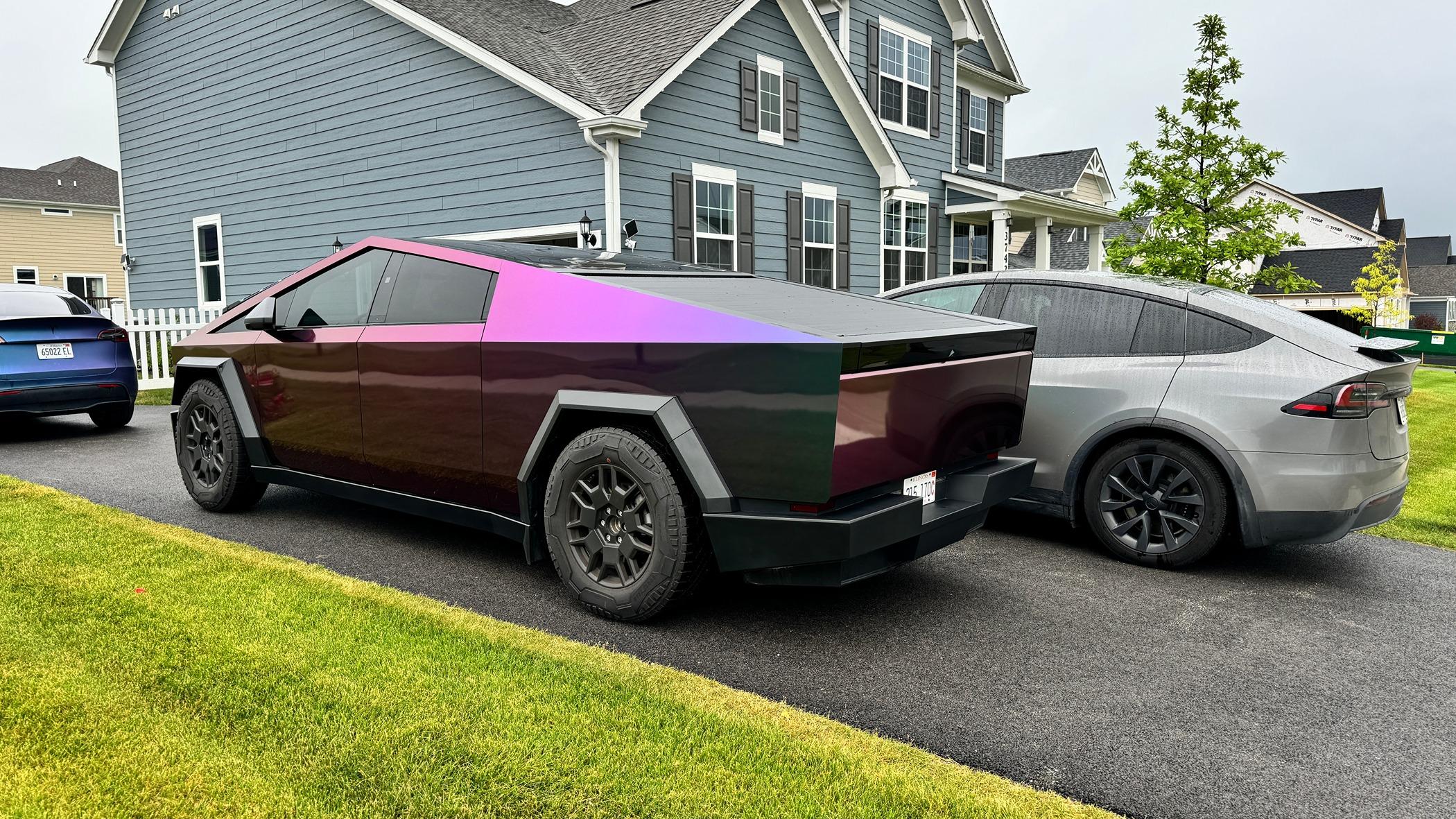 COLOR SHIFT / FADE / CHAMELEON Vinyl Wrap & PPF Cybertruck -- Photos ...