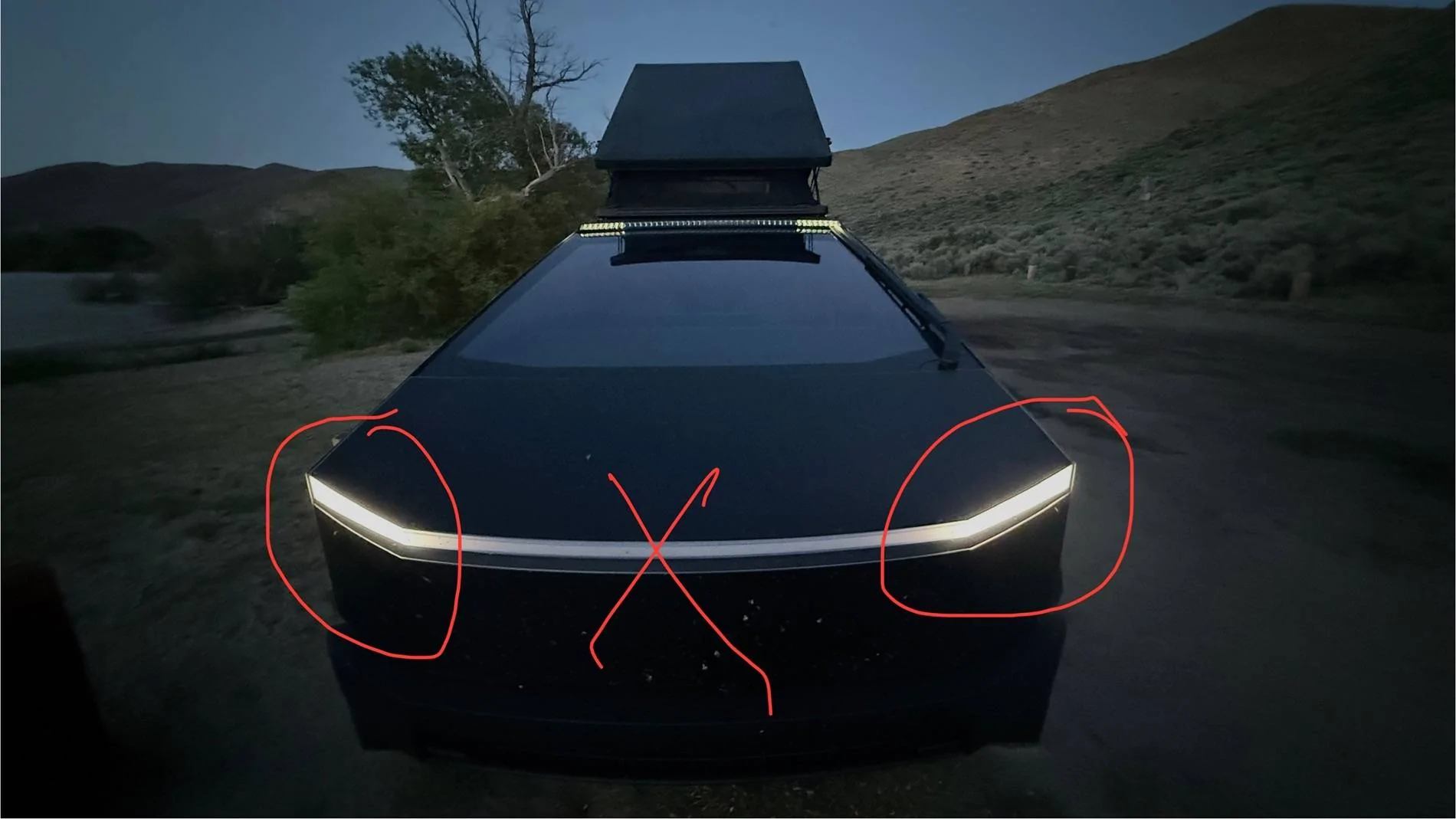 Hidden Lighting Features in CyberTent-Mode | Tesla Cybertruck Forum ...