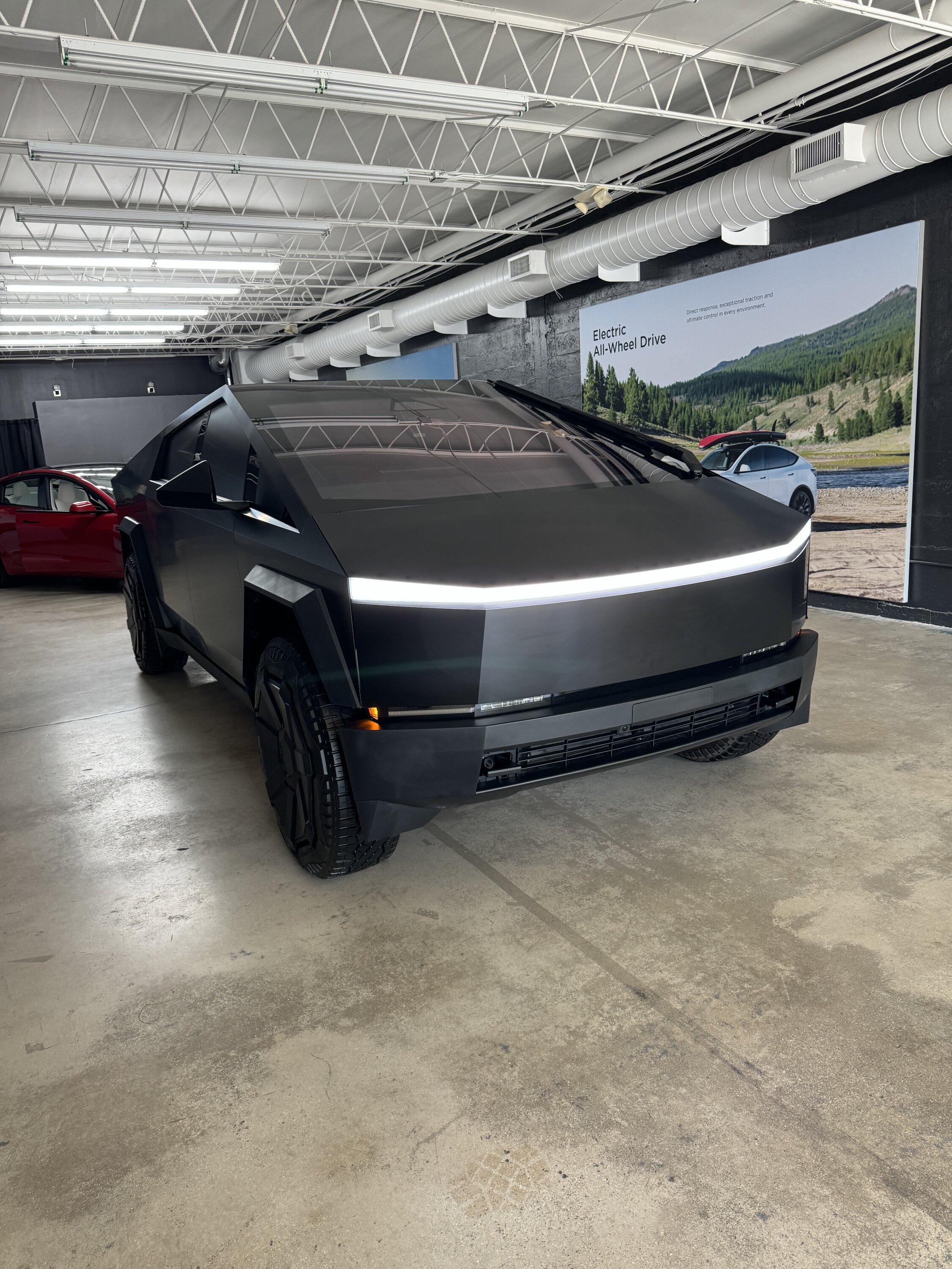 BLACK Vinyl Wrap & PPF Cybertruck -- Photos & Videos | Tesla Cybertruck ...